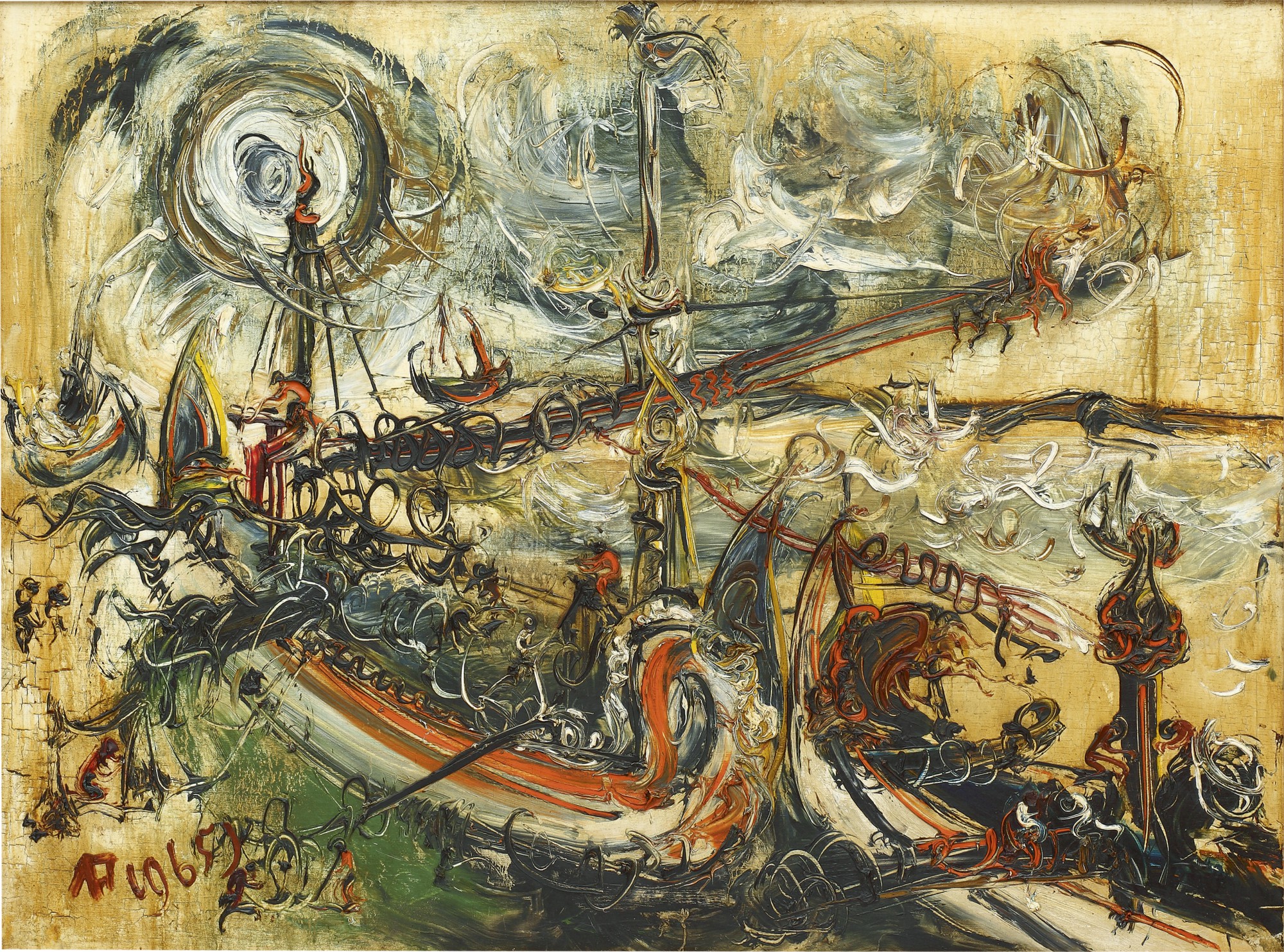 AFFANDI 阿凡迪 | BOATS 船 | Modern and Contemporary Southeast Asian Art Day ...
