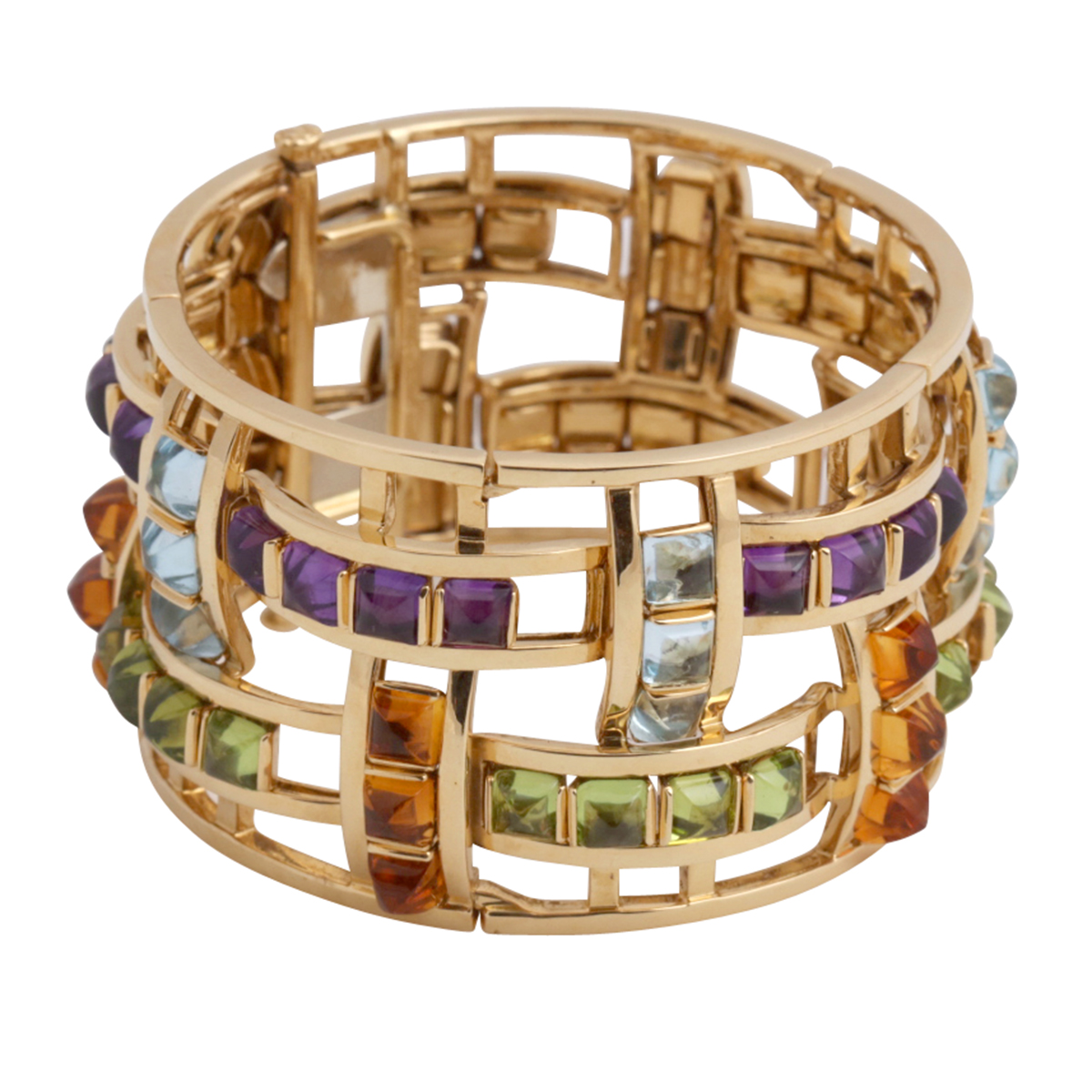 Gold And Gem Set Bangle Bracelet Available For Immediate Sale At Sotheby’s