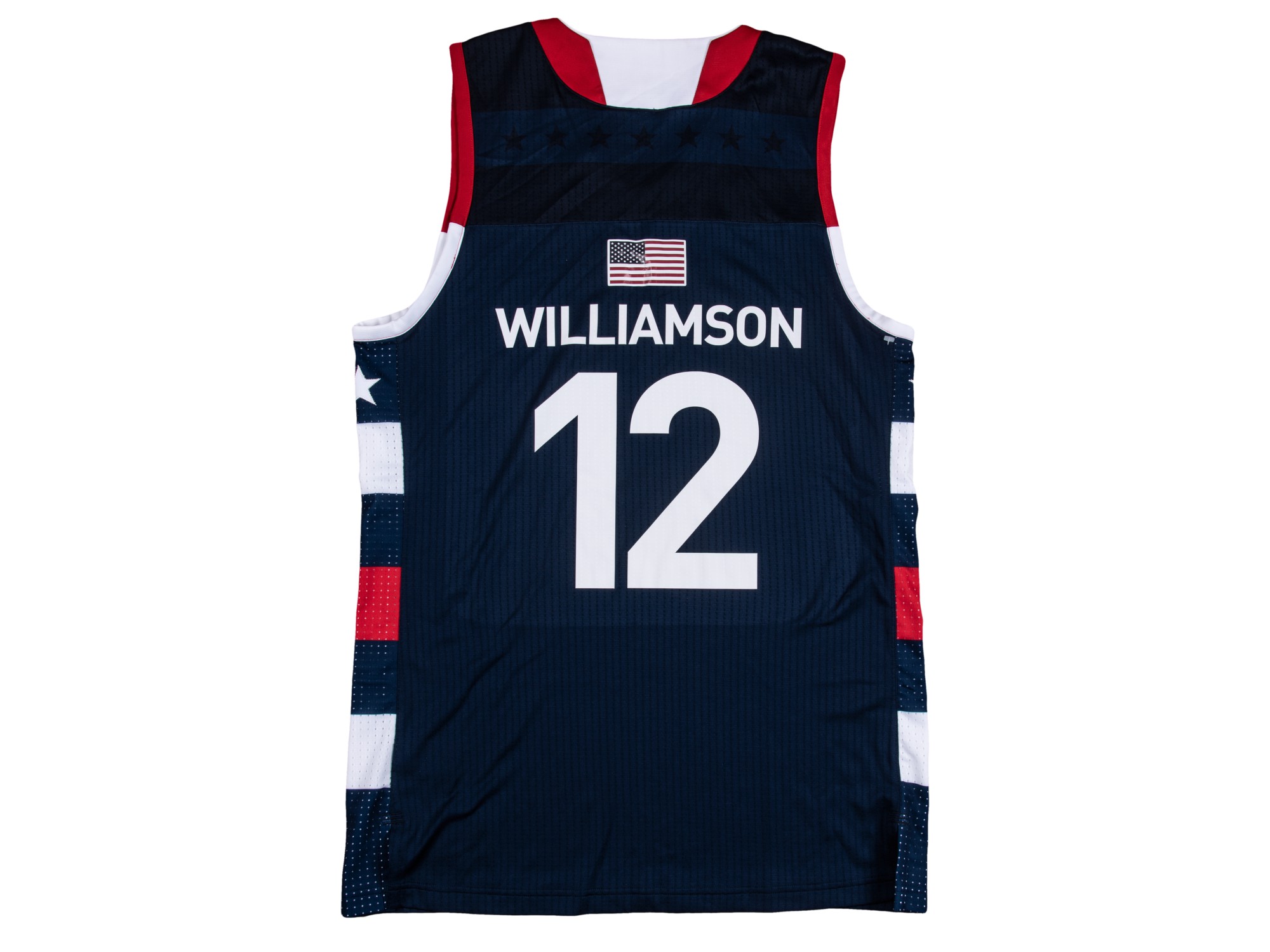 2017 Zion Williamson Game Used Team Usa High School The Path Jersey