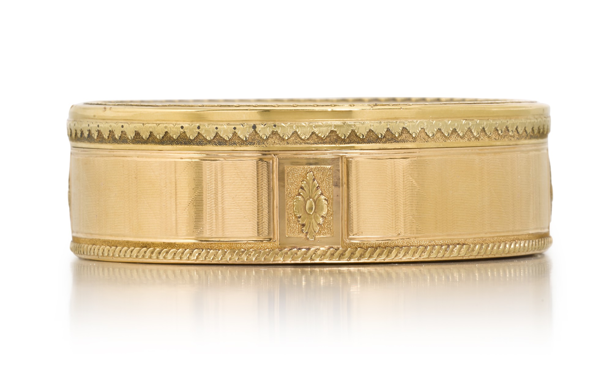 A two-colour gold powder box, probably Geneva, late 18th century | Gold ...