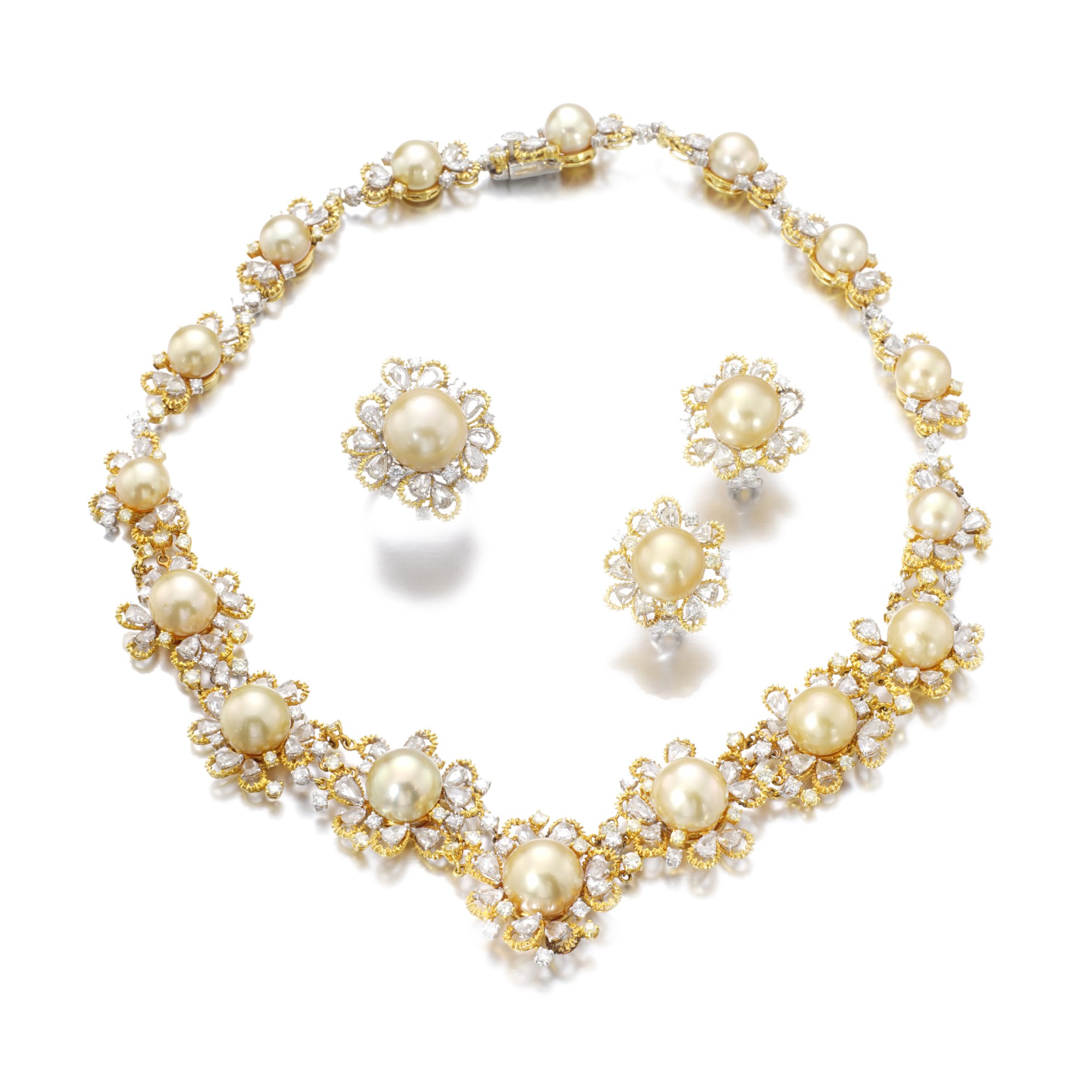 CULTURED PEARL AND DIAMOND PARURE | The Weekly Edit: Fine Jewels ...