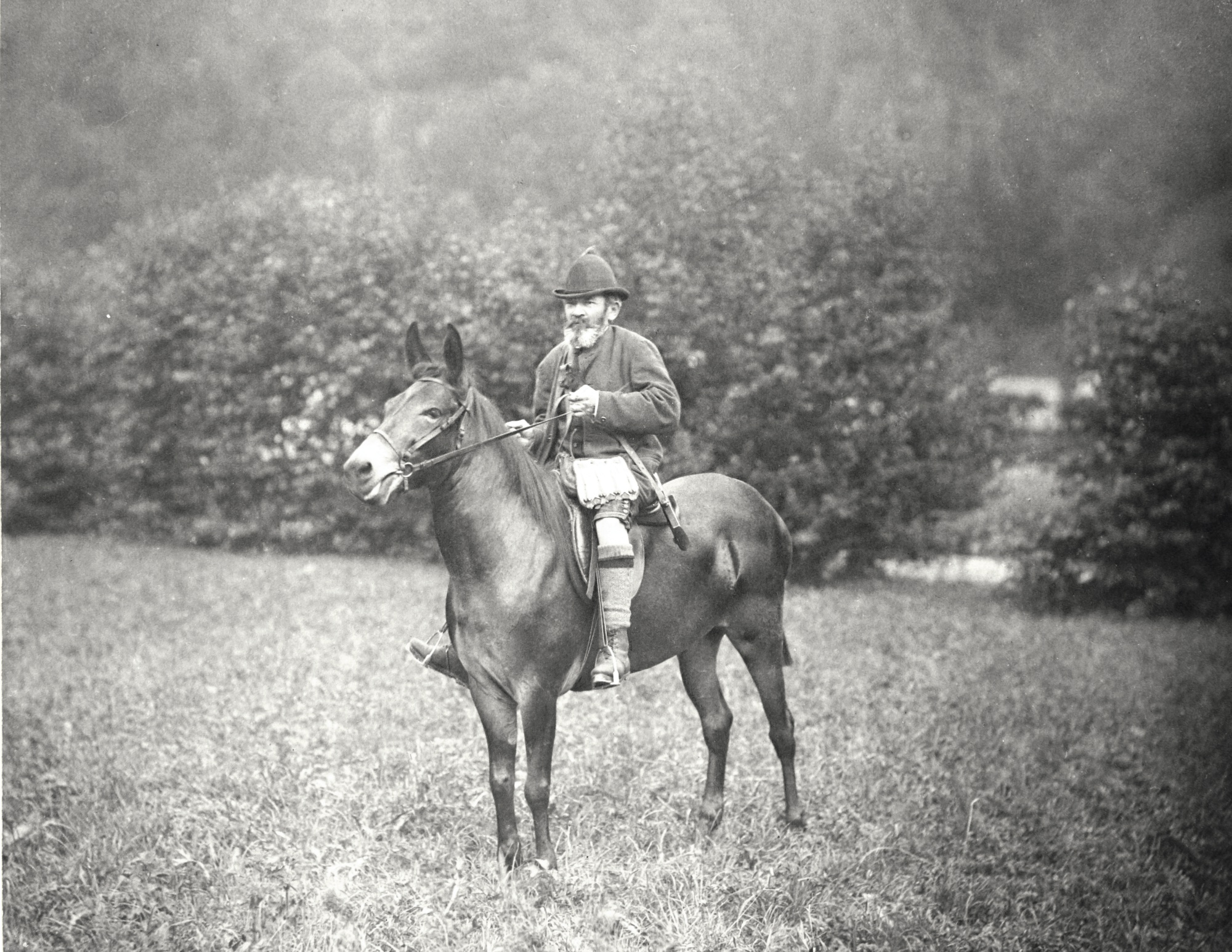 TWO LARGE ALBUMS OF 108 PHOTOGRAPHS OF HUNTING AND STALKING IN AUSTRIA ...