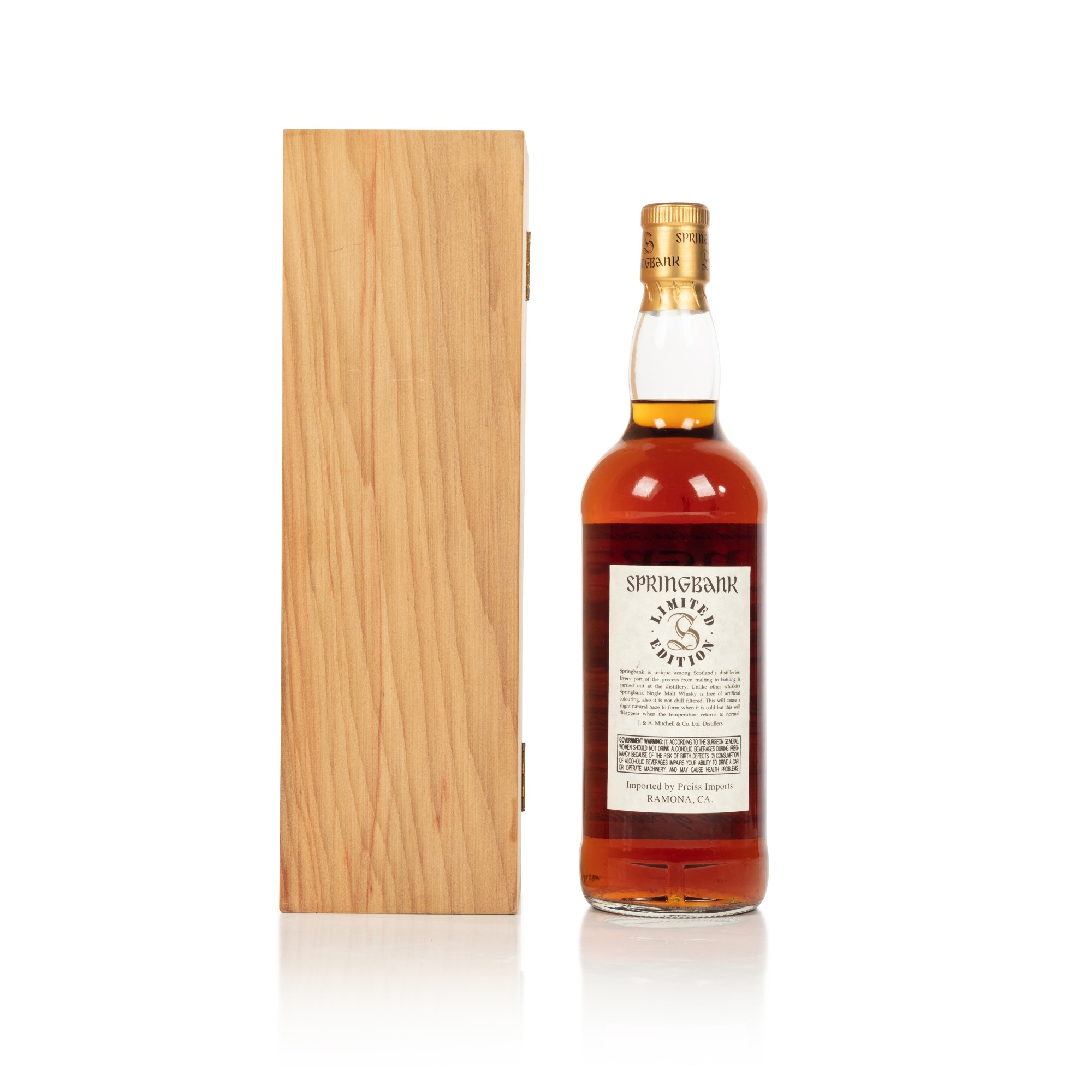 Springbank Millennium Collection 25 Year Old 46.0 abv NV (1 BT75 ...