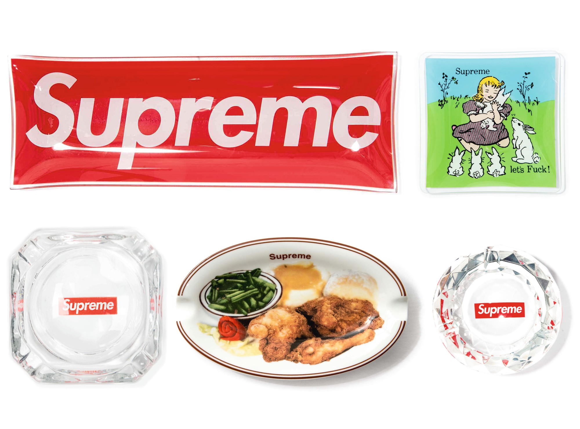 GLASS, PLASTIC & CERAMIC SUPREME ASHTRAYS [7 PIECES] | The Supreme ...