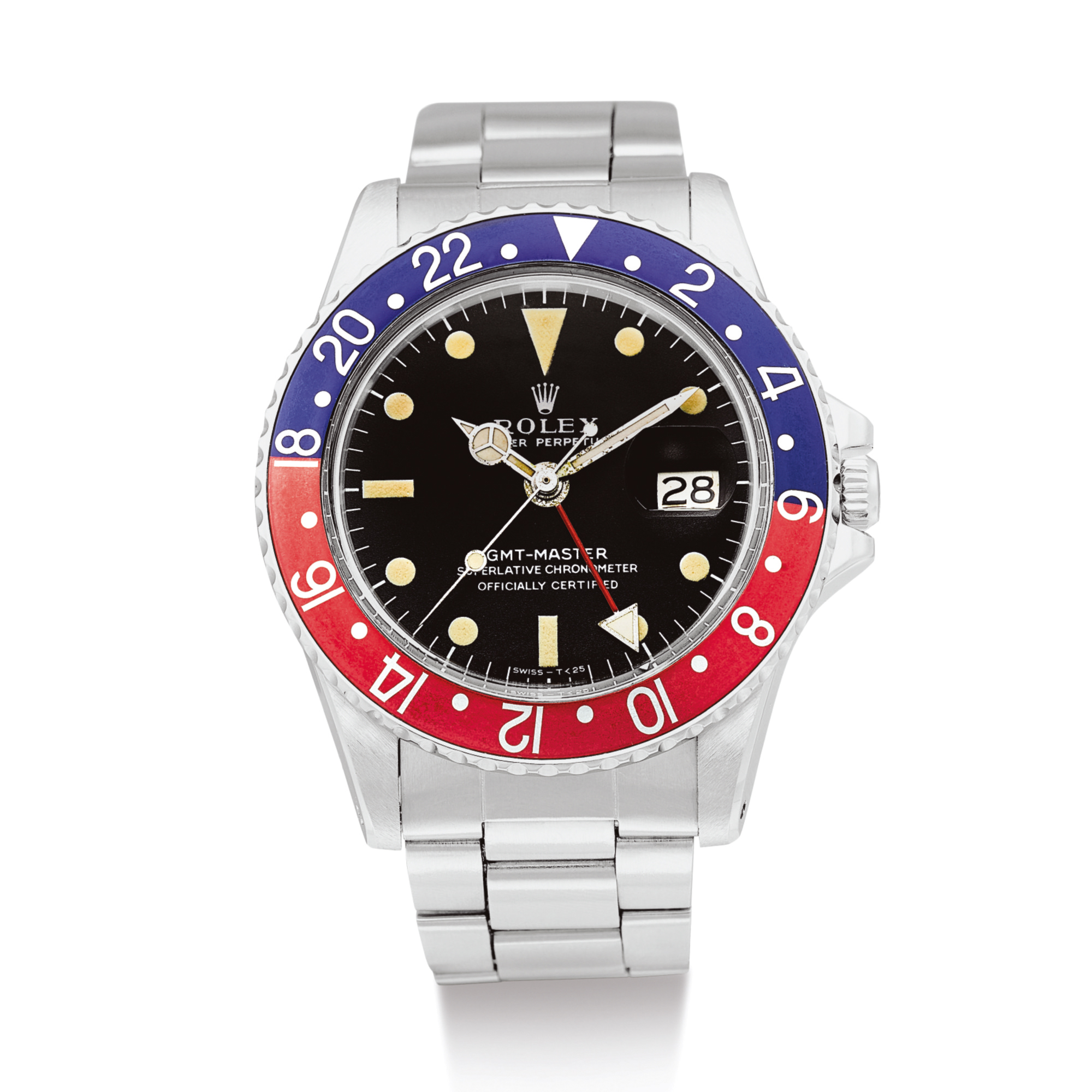 ROLEX | GMT-MASTER "LONG E", REFERENCE 1675 A STAINLESS STEEL DUAL TIME ...