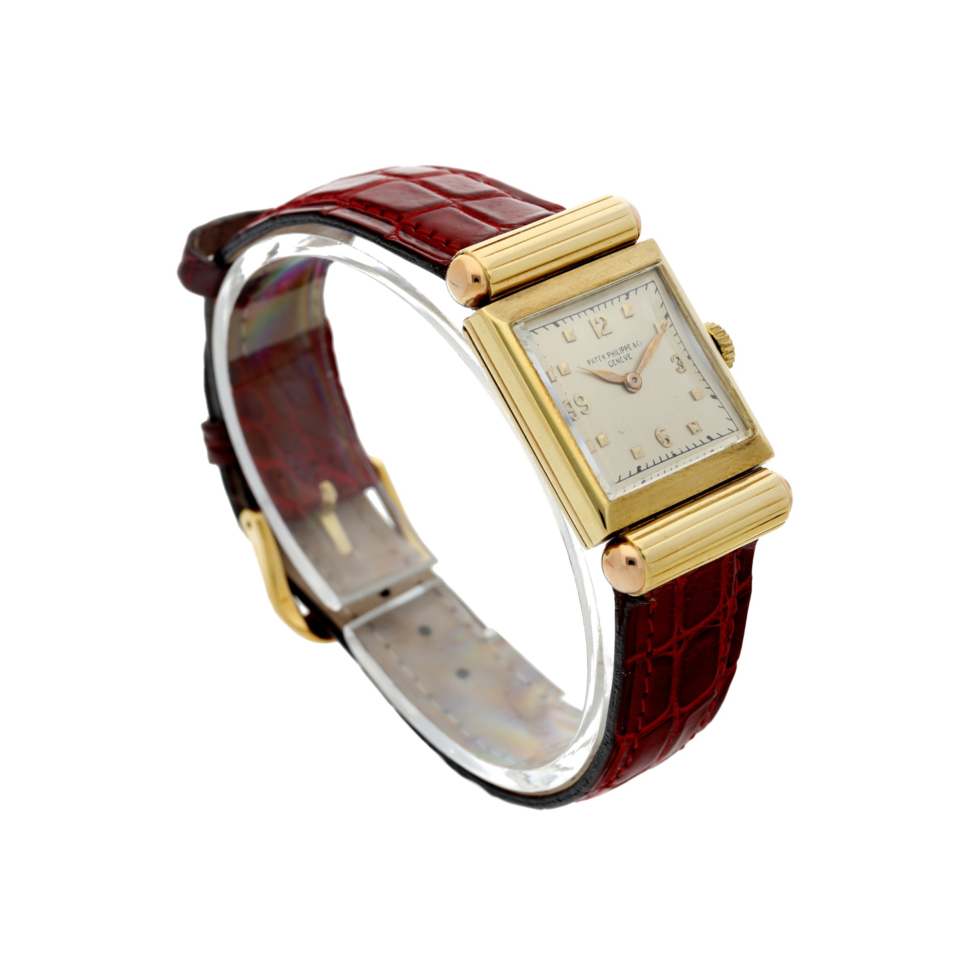 A YELLOW GOLD RECTANGULAR WRISTWATCH, CIRCA 1940 | Weekly Watches | New ...