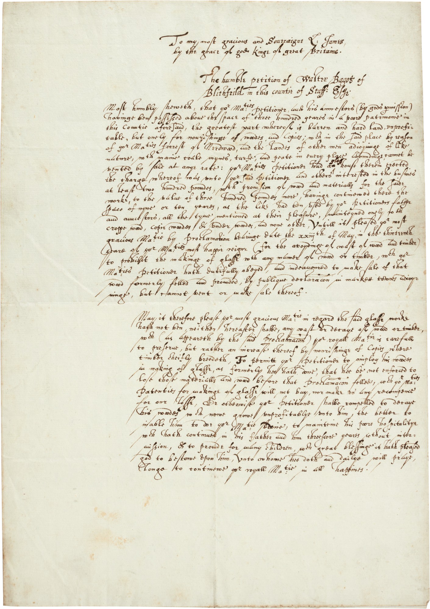 Elizabethan Glassmaking | A collection of documents and related items ...