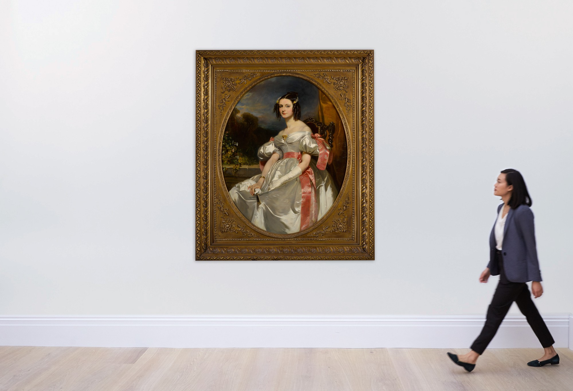 Portrait of a Lady with Pink Sash | The European Art Sale Part II ...