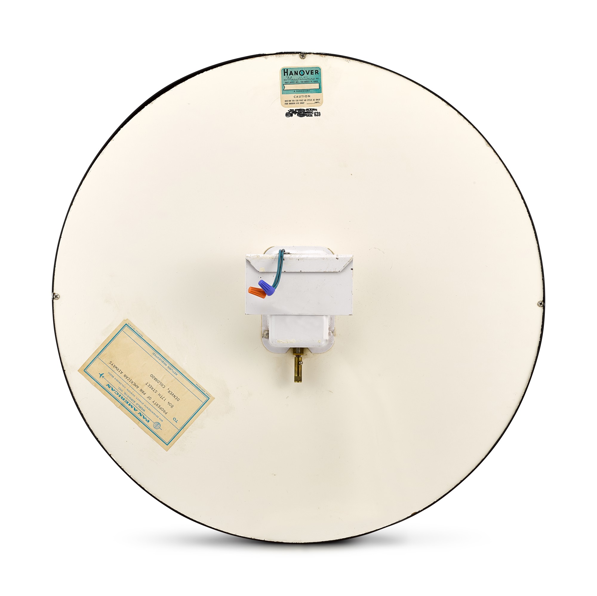 HANDOVER MANUFACTURE INC FOR ROLEX | REFERENCE G-062, A LARGE BLACKENED ...