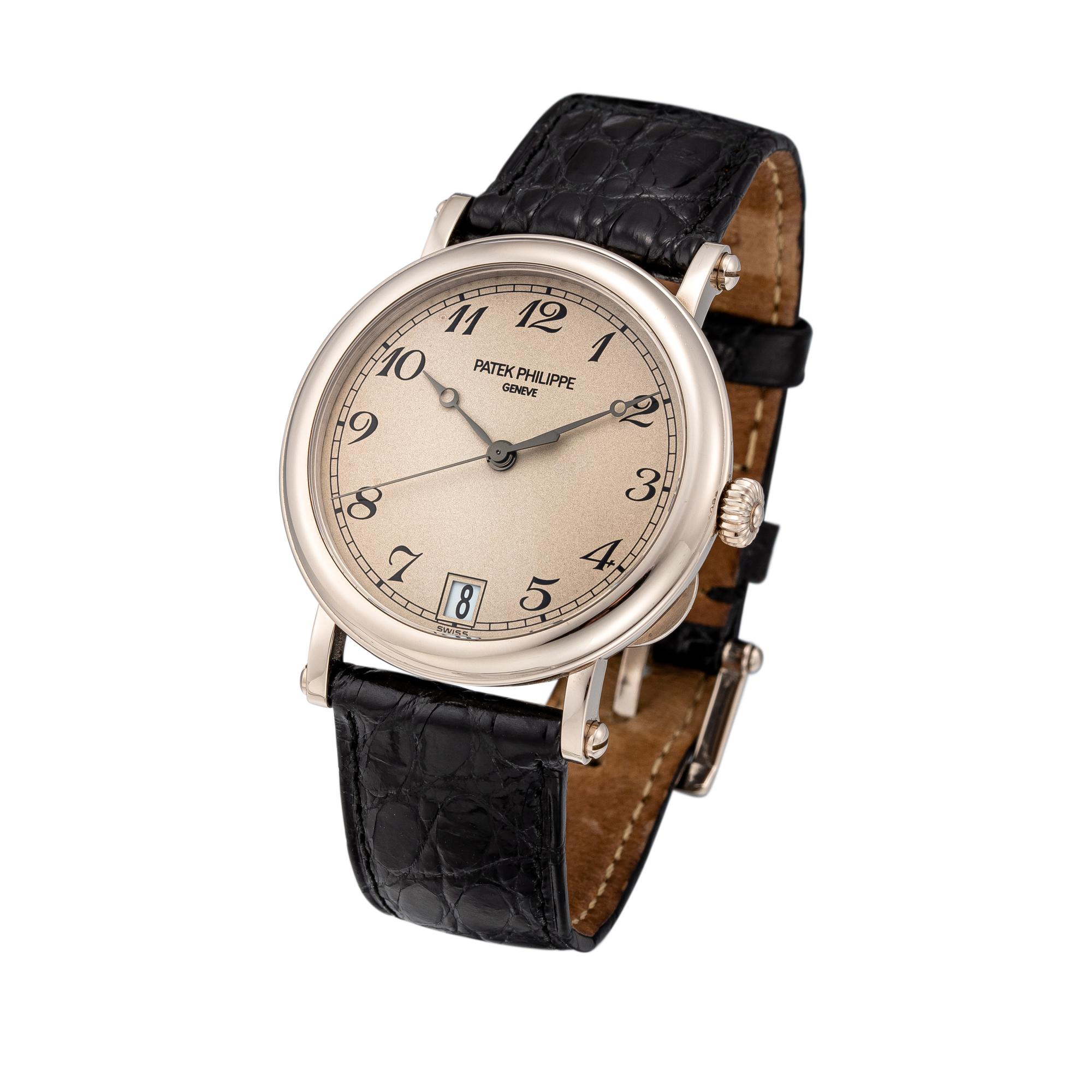 Reference 5053 | A white gold wristwatch with date, Circa 2003 | 百達翡麗 ...