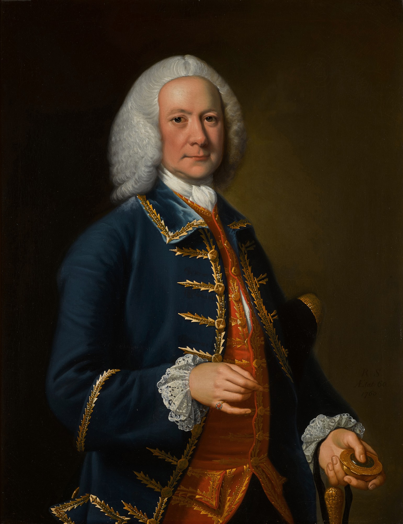 Portrait of Robert Sutton (1699–1776), of Scofton Hall, Nottinghamshire ...