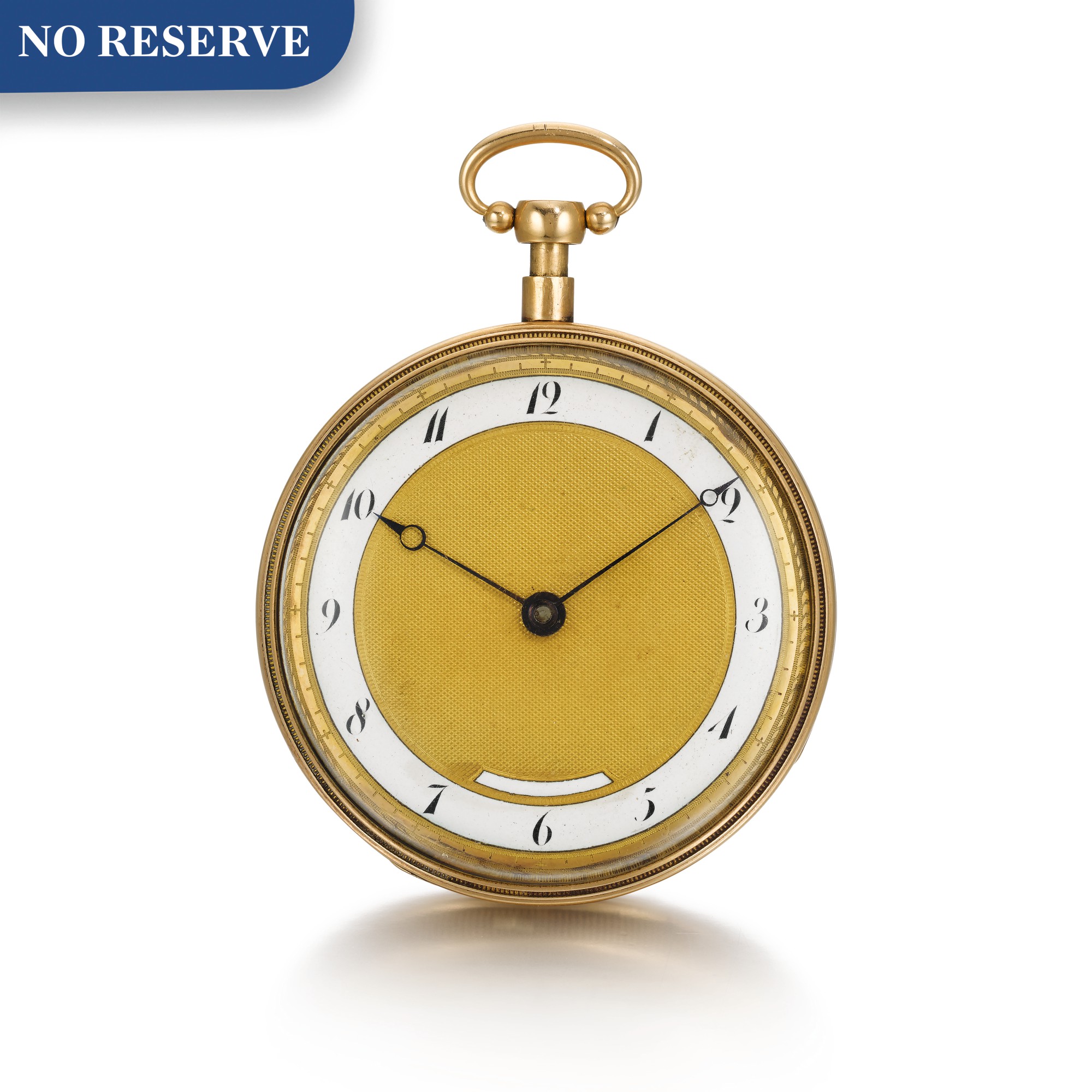 A GOLD QUARTER REPEATING MUSICAL CYLINDER WATCH CIRCA 1815, NO. 2318 ...