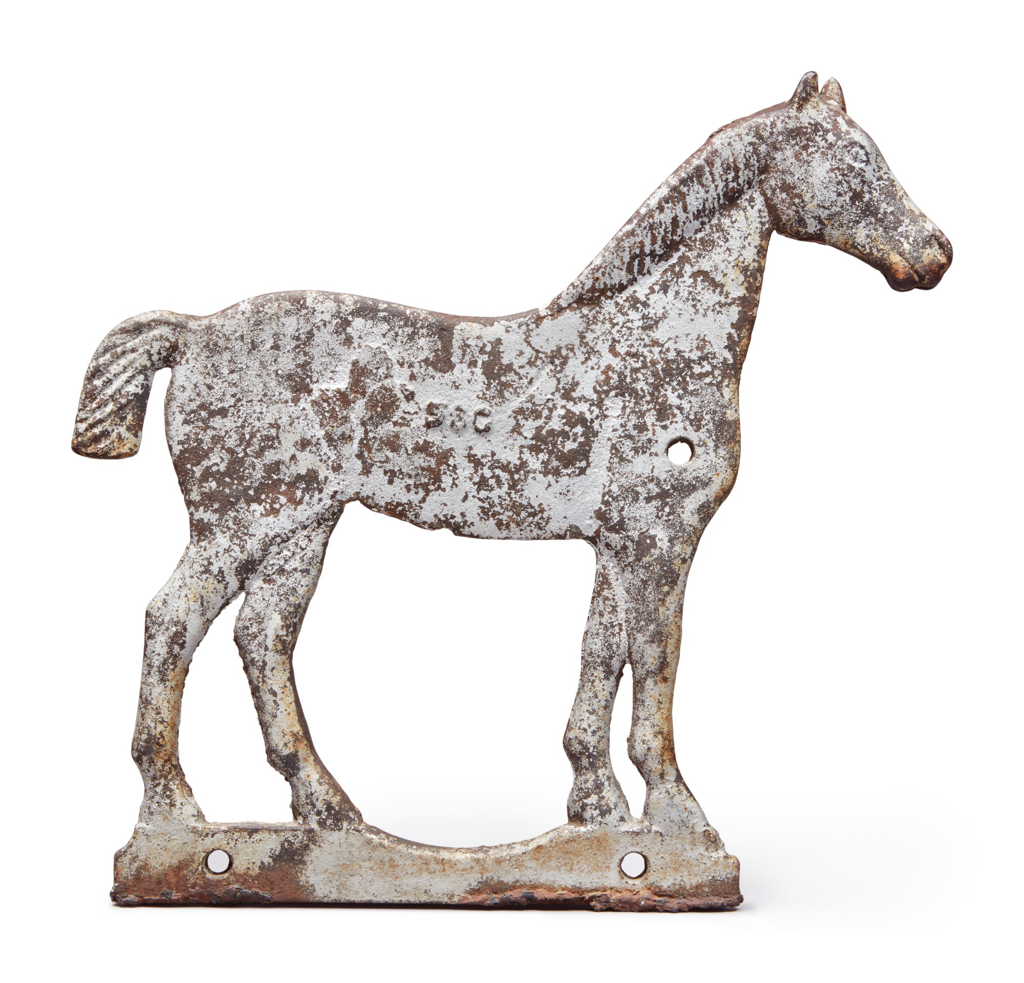 Molded Copper 'Black Hawk' Horse Weathervane, attributed to Harris and ...