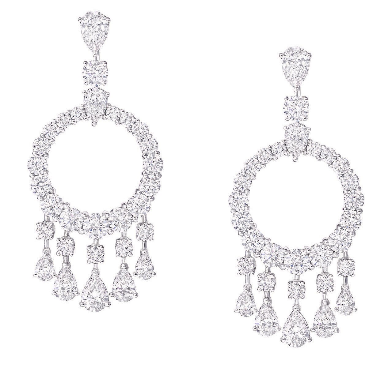PAIR OF DIAMOND 'MINI GYPSY' EARRINGS, GRAFF | Fine Jewels | 2020 ...