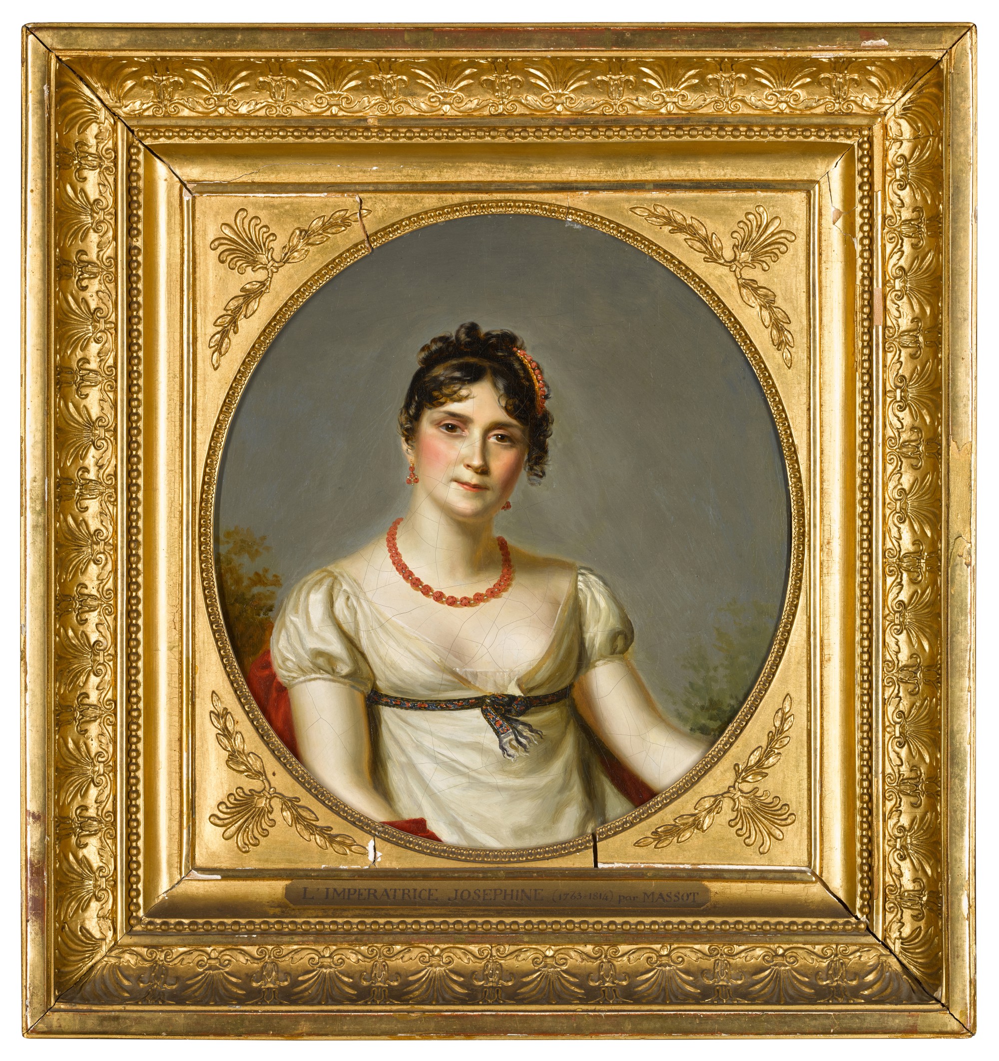 Portrait of the Empress Josephine of France (1763-1814), bust-length ...