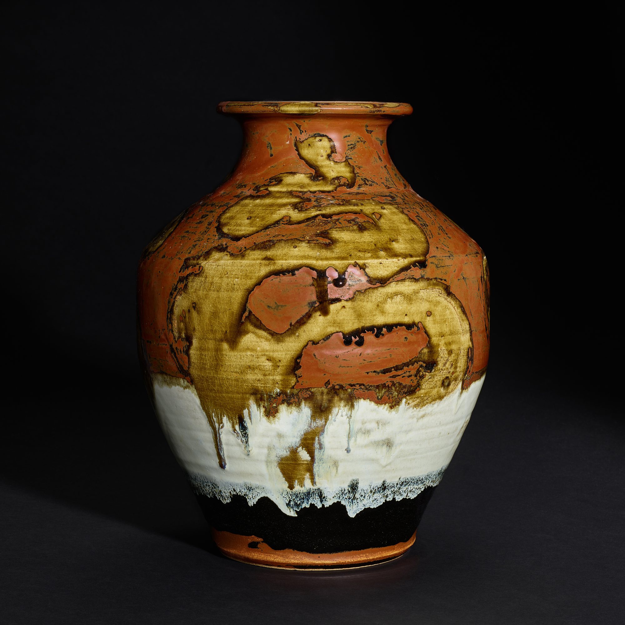 Sakuma Fujiha (b.1963), Large Mashiko jar 佐久間藤葉（1963年生）益子燒大陶罐 | CHADŌ ...