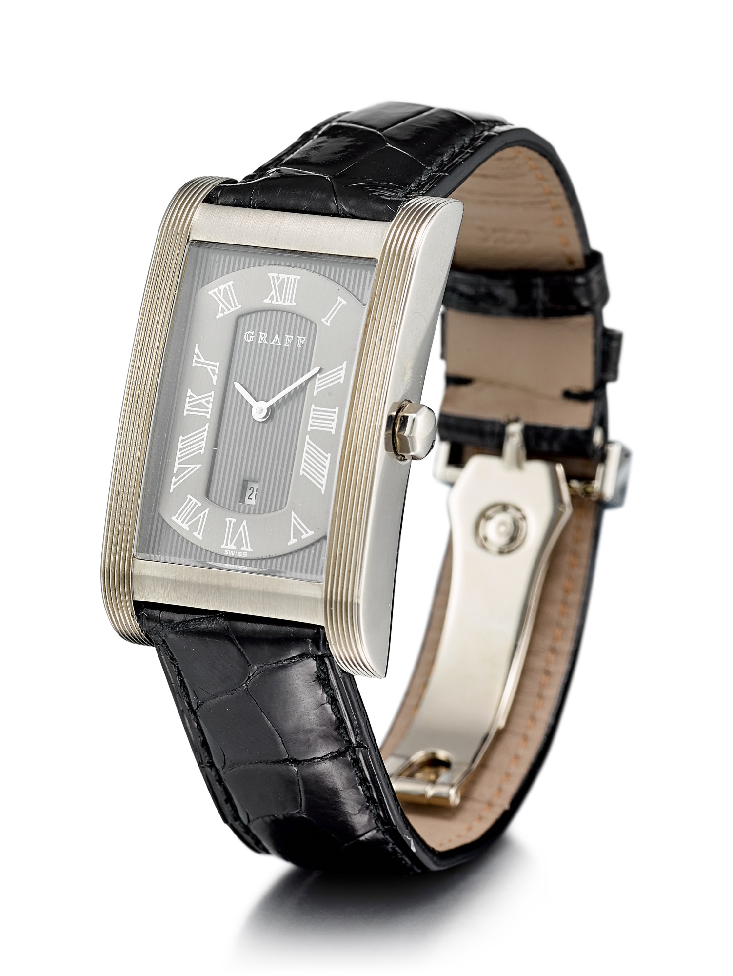 GRAFF | TANK A WHITE GOLD WRISTWATCH WITH DATE, CIRCA 2008 | Watches ...