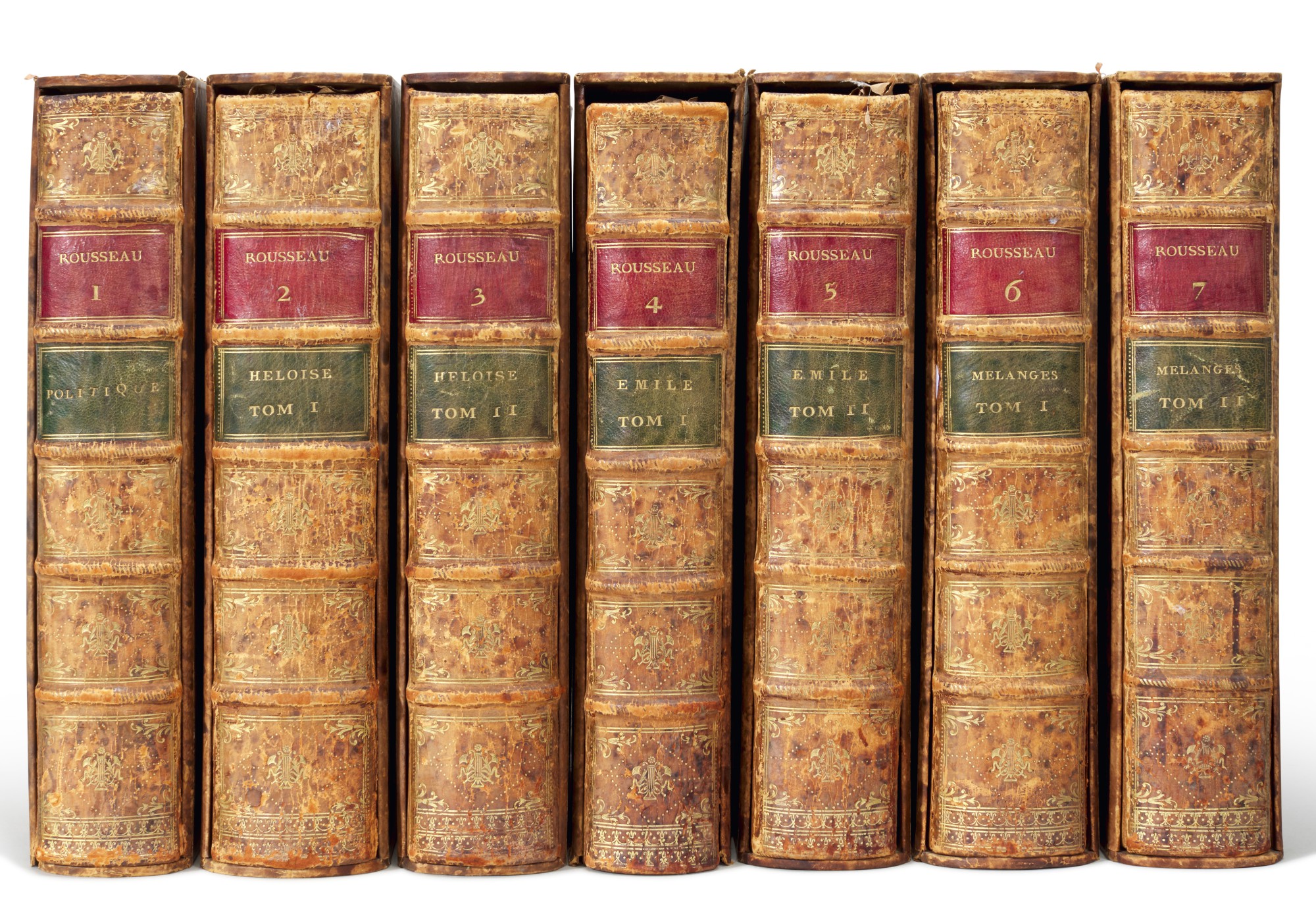 Rousseau | Collection complete des oeuvres, Geneva, 1782, 17 volumes ...