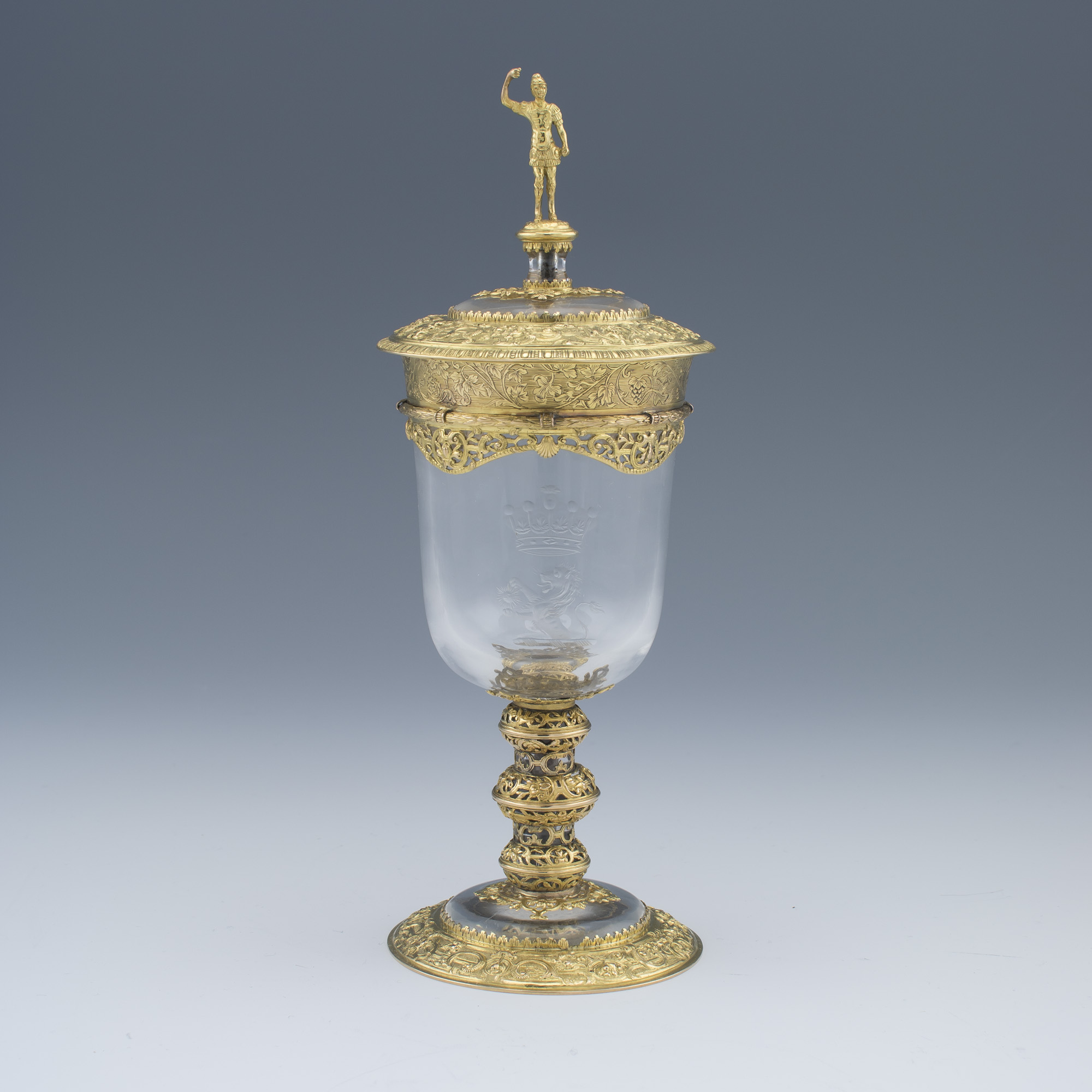 A GOLD-MOUNTED ROCK CRYSTAL GOBLET & COVER | CIRCA 1830 | Prohibition ...