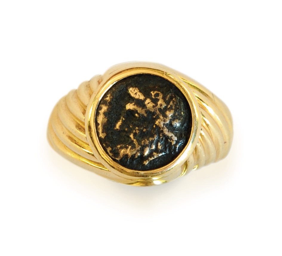 BULGARI GOLD AND ANCIENT COIN 'MONETE' RING | The Bold Standard: Jewels ...