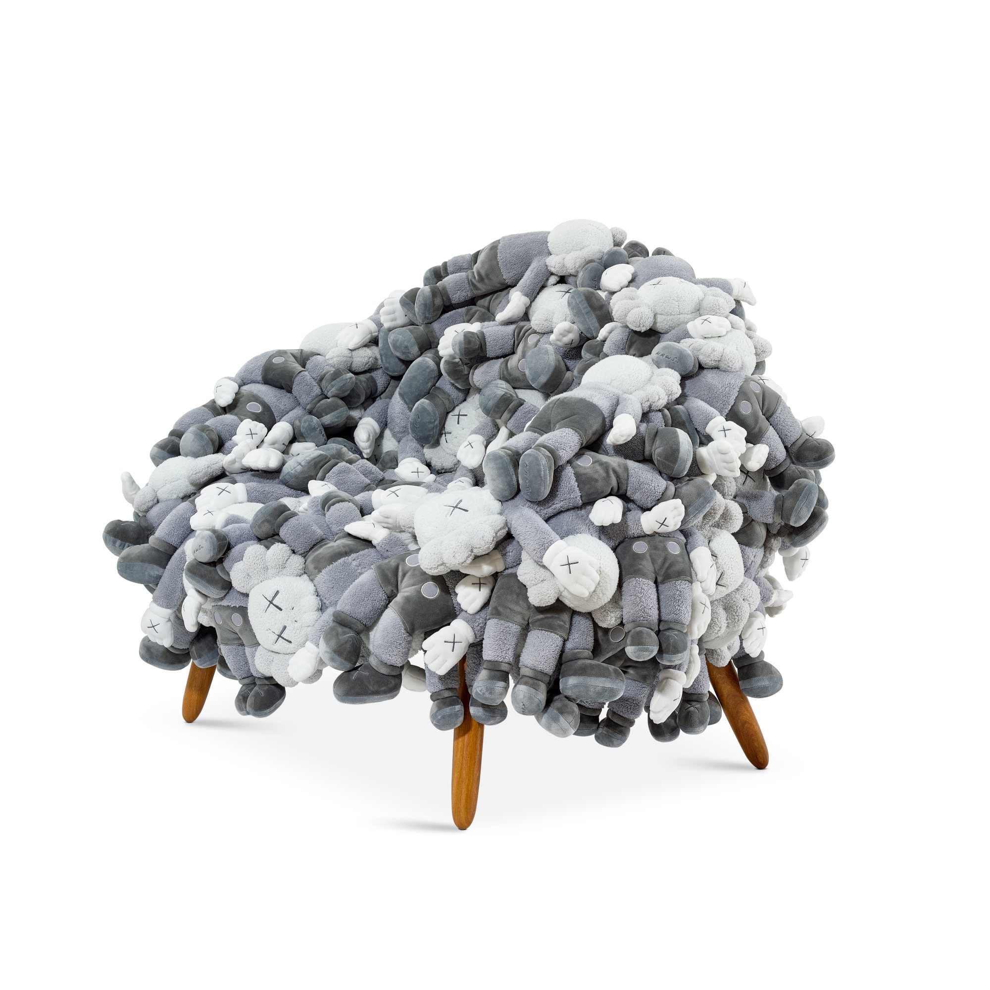 KAWS: Companion Chair (Grey) KAWS: 同伴椅子（灰） | Contemporary Curated: Hong ...