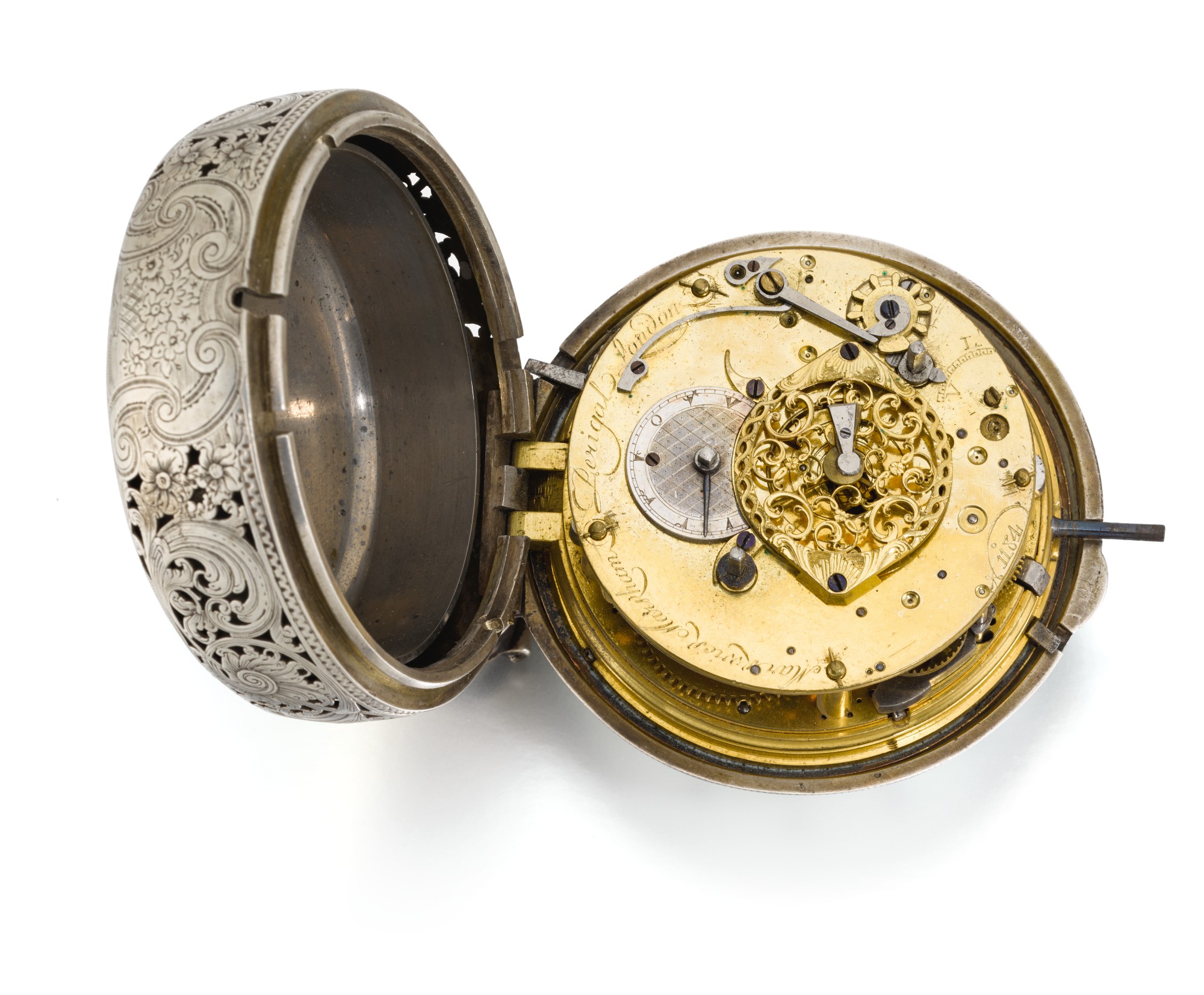 MARKWICK MARKHAM PERIGAL, LONDON | A LARGE SILVER PAIR CASED QUARTER ...