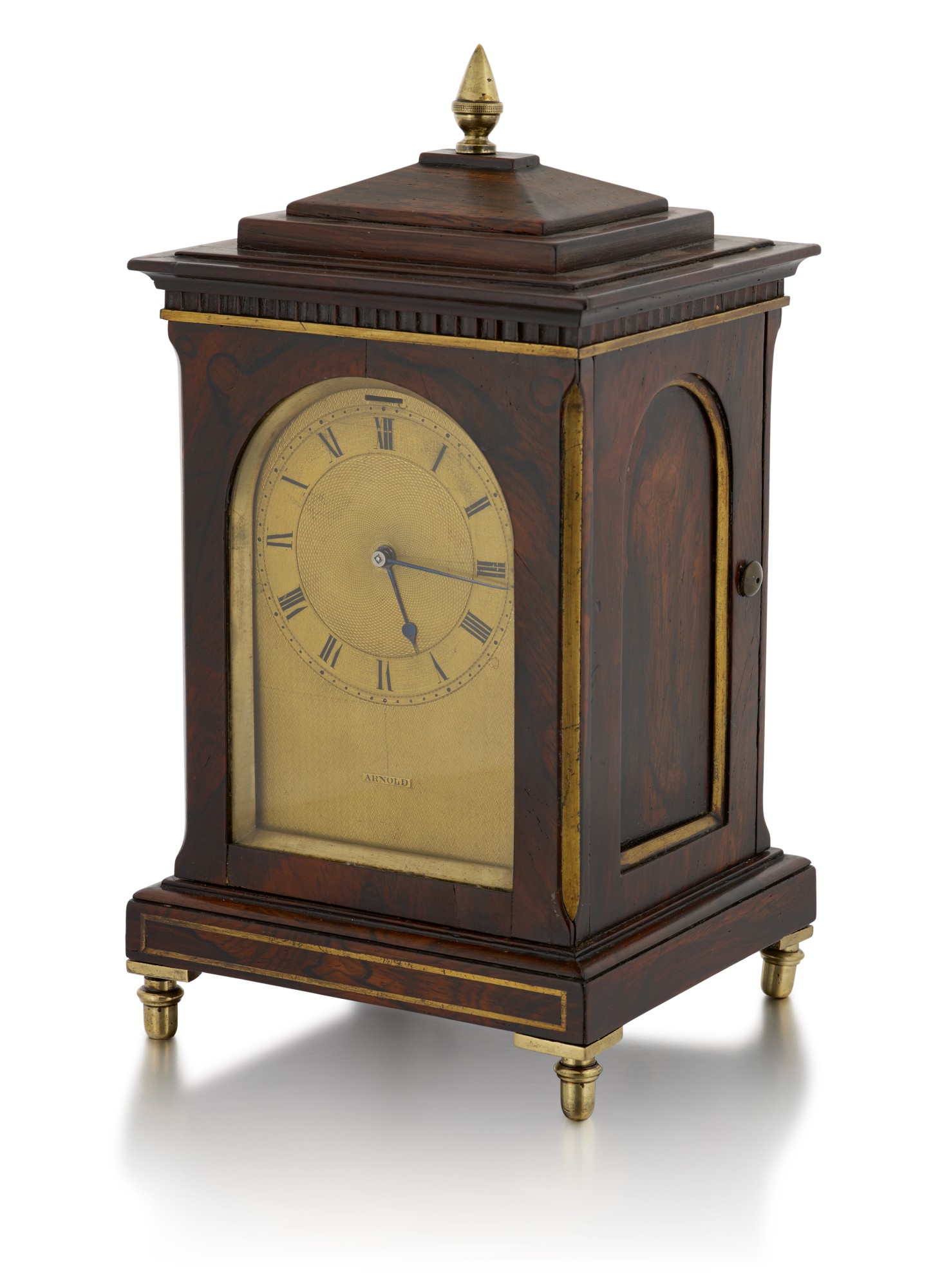 ENGLISH | AN INLAID ROSEWOOD MANTEL CHRONOMETER, LATE 18TH CENTURY AND ...