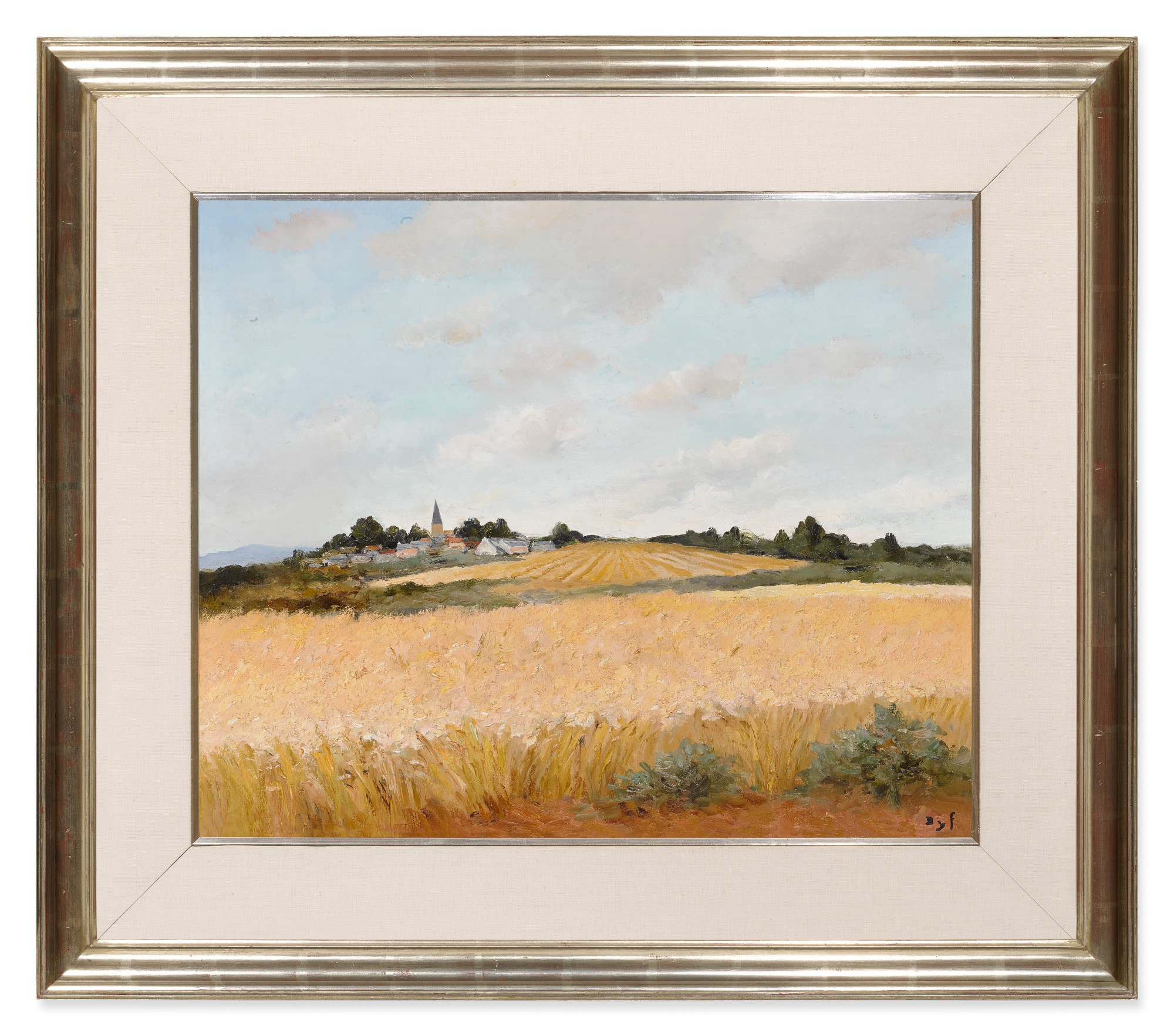MARCEL DYF | BLÉS À ST. ARMEL (MORBIHAN, SUD BRETAGNE) | Impressionist ...