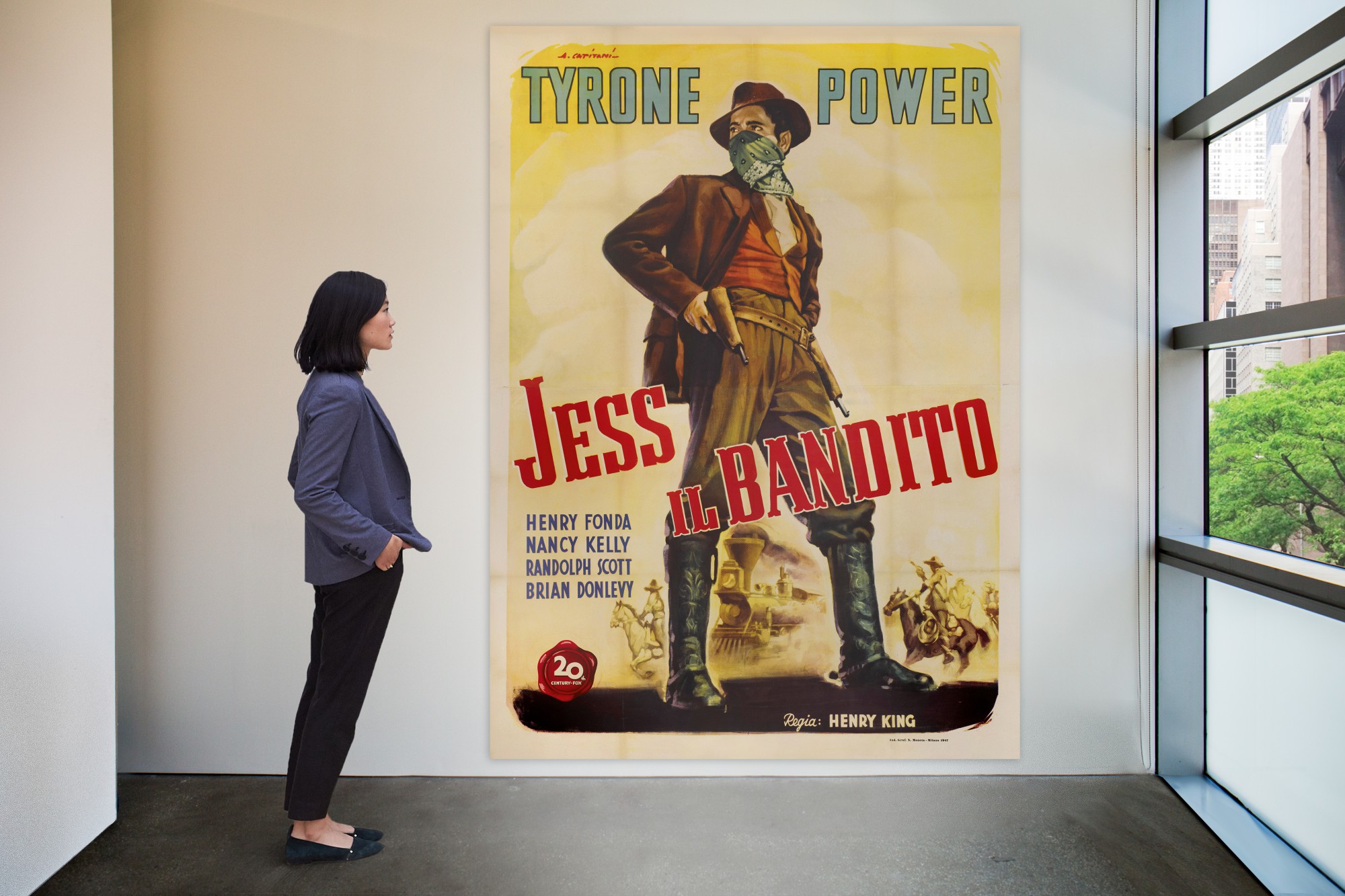 JESSE JAMES / JESS IL BANDITO (1939) POSTER, FIRST ITALIAN RELEASE ...