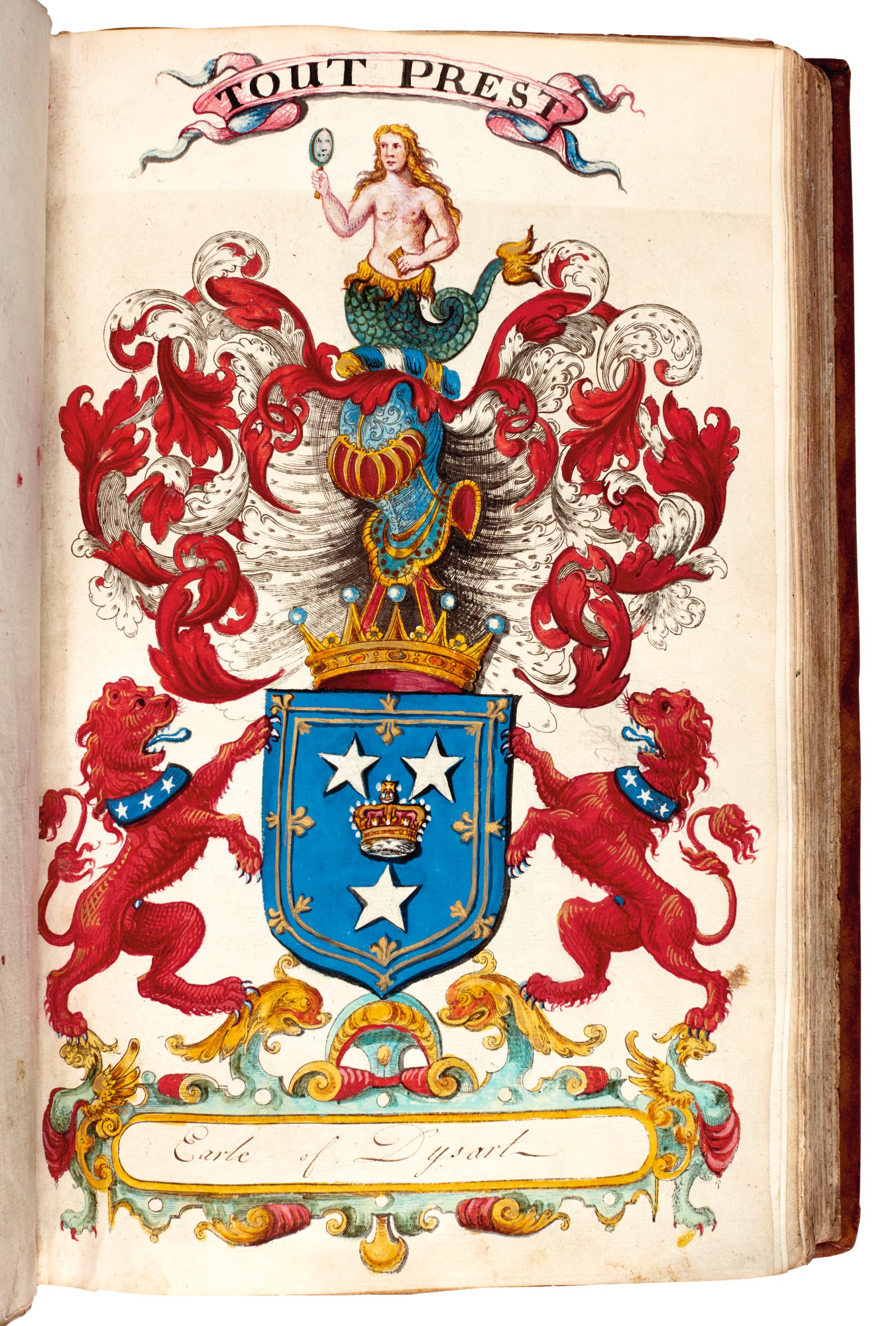 SCOTLAND HERALDRY | A volume of hand-coloured engravings and drawings ...