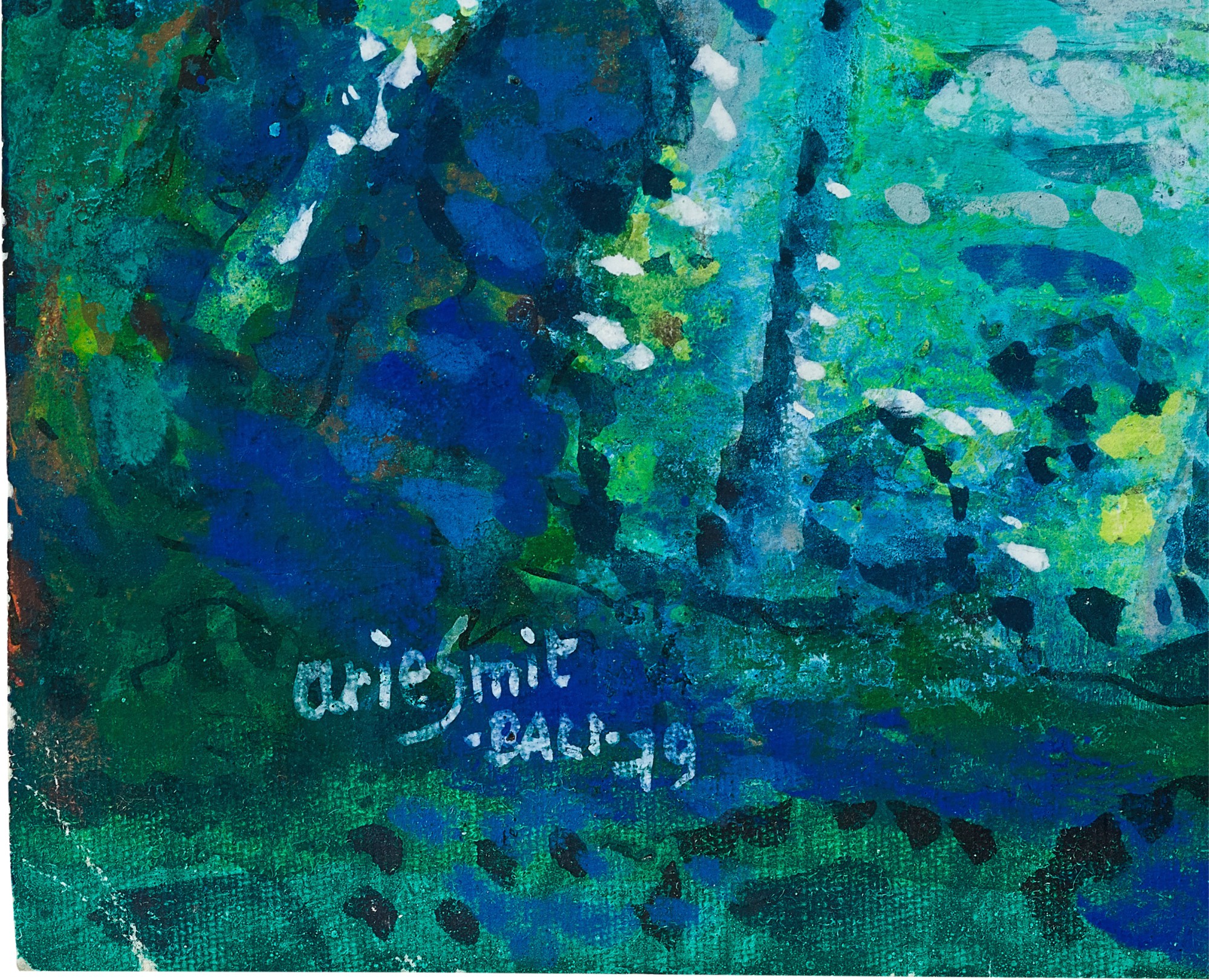 Arie Smit 阿瑞·史密特 | Coconut Trees in a Landscape 風景中椰子樹 | Modern Art ...