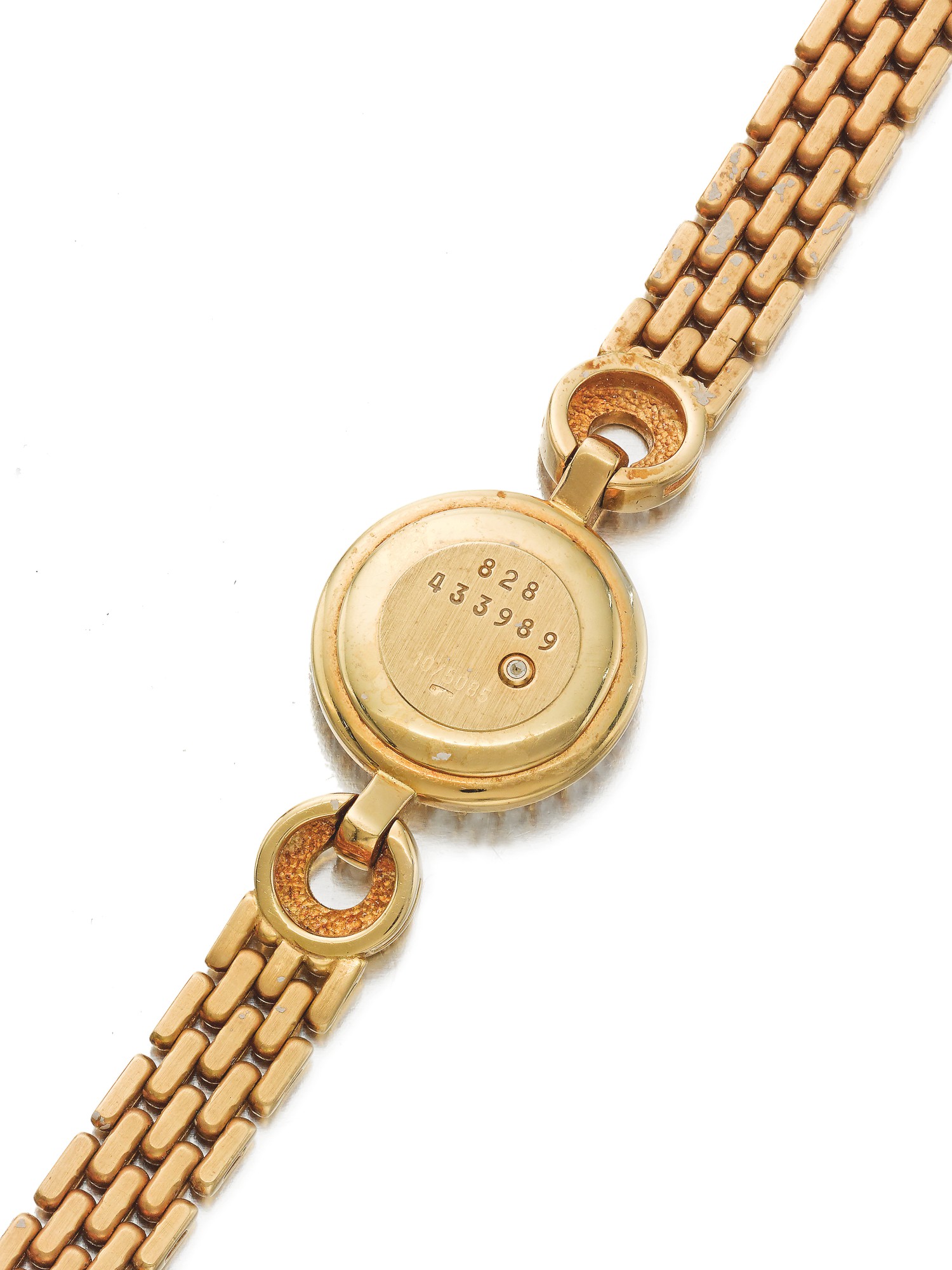 CHOPARD | A YELLOW GOLD AND DIAMOND SET BRACELET WATCH CIRCA 1990 ...