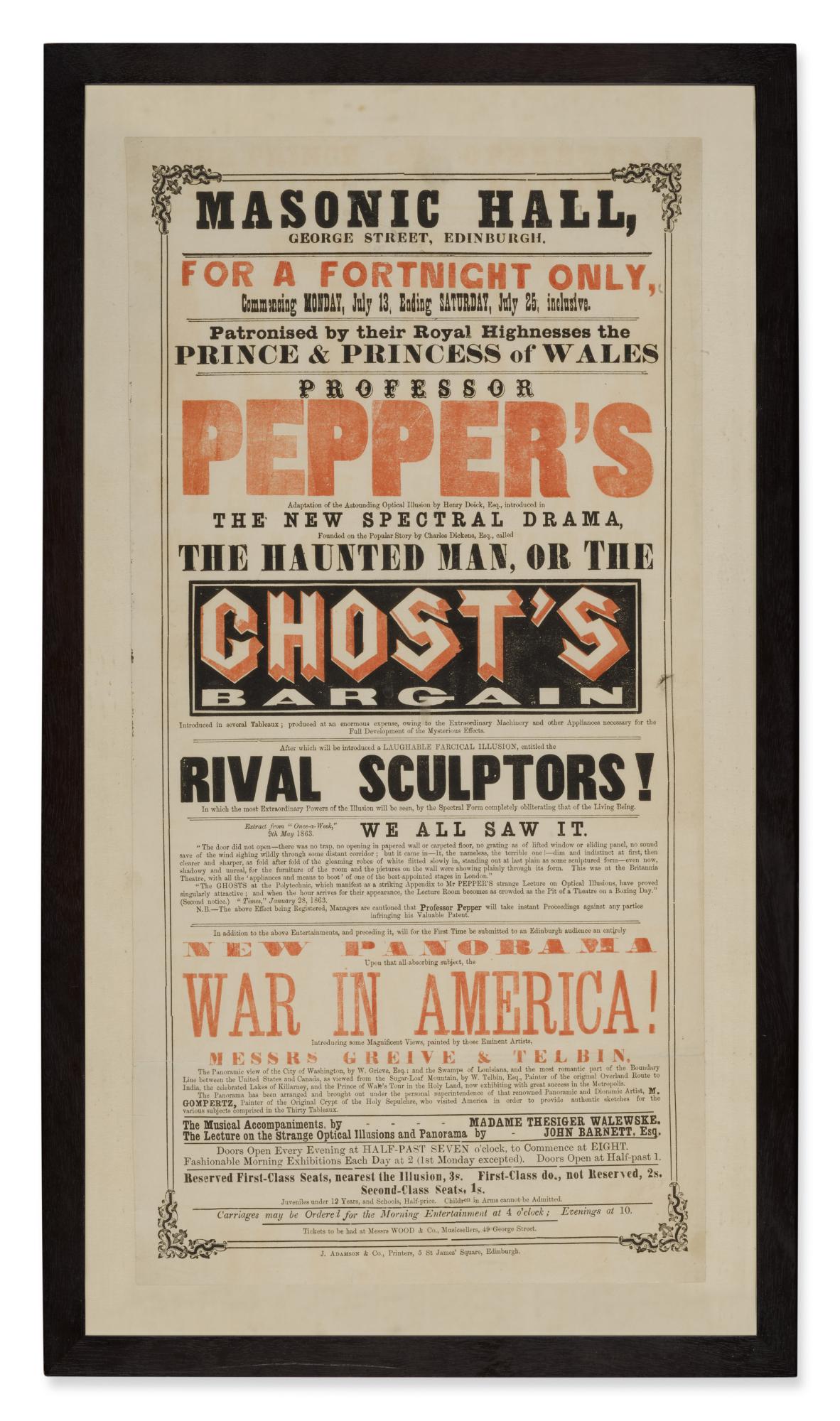 Professor Pepper [John Henry Pepper] | "Professor Pepper's New Spectral ...