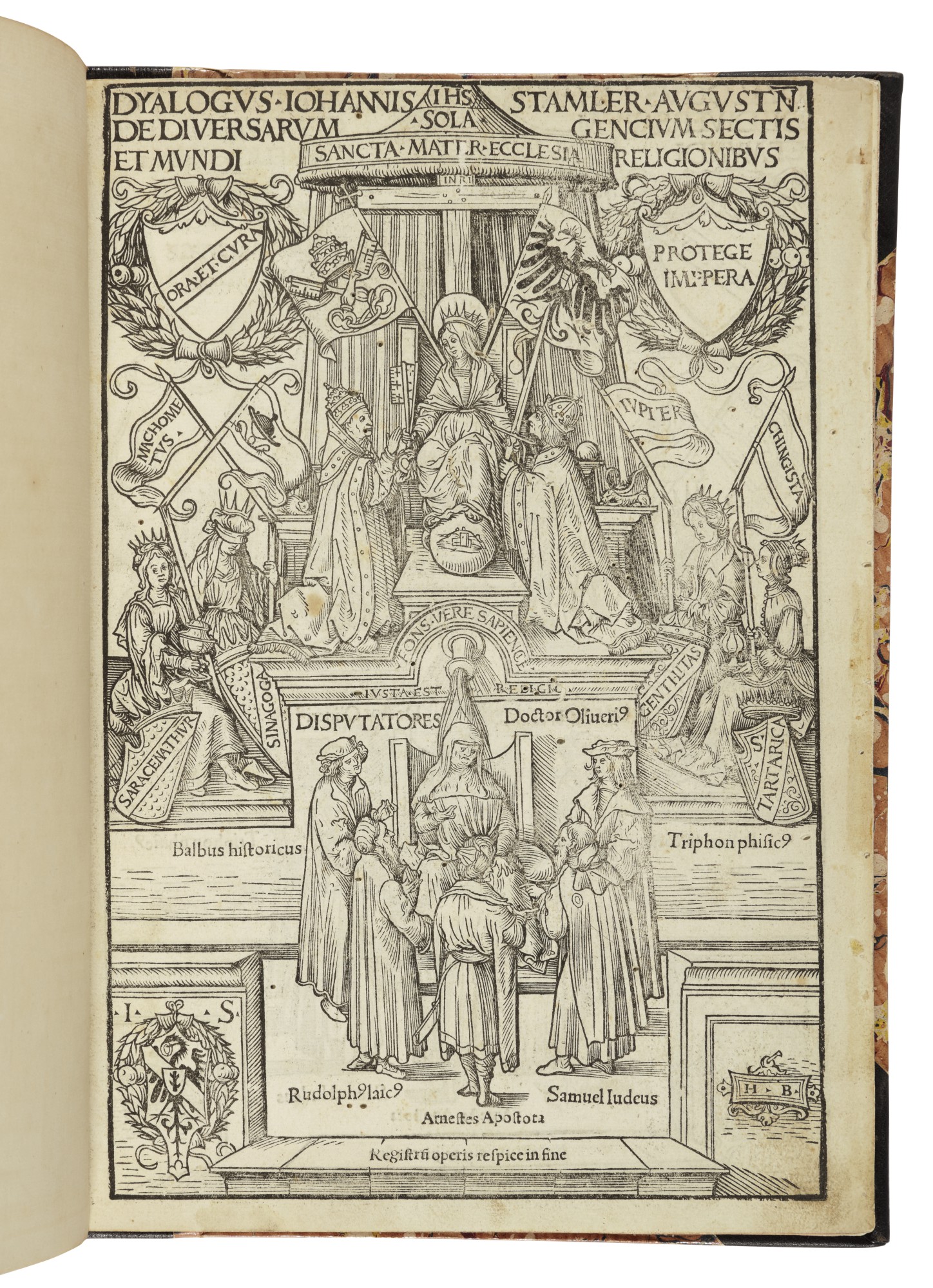 COLUMBUS, CHRISTOPHER⁠ — JOHANN STAMLER | Dyalogus... de diversarum ...