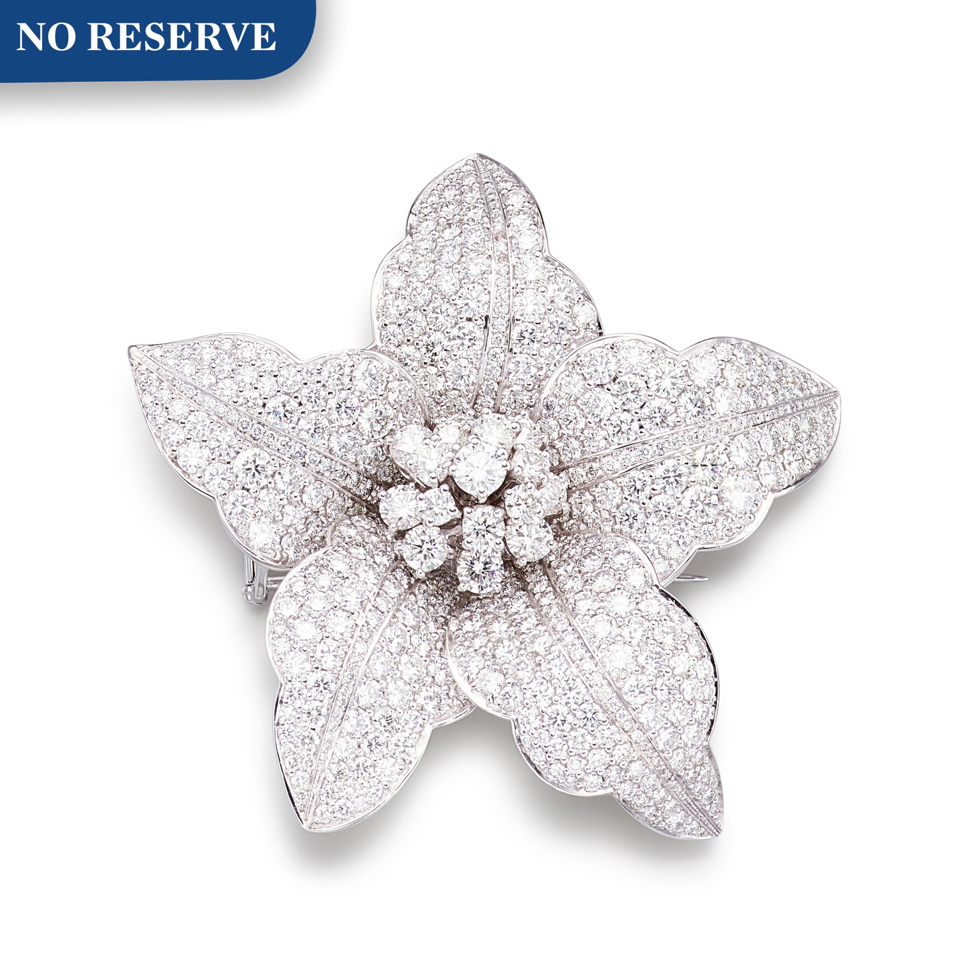 Diamond Brooch | 格拉夫| 鑽石胸針 (鑽石共重約17.90克拉) | Graff: Moment & Motif ...