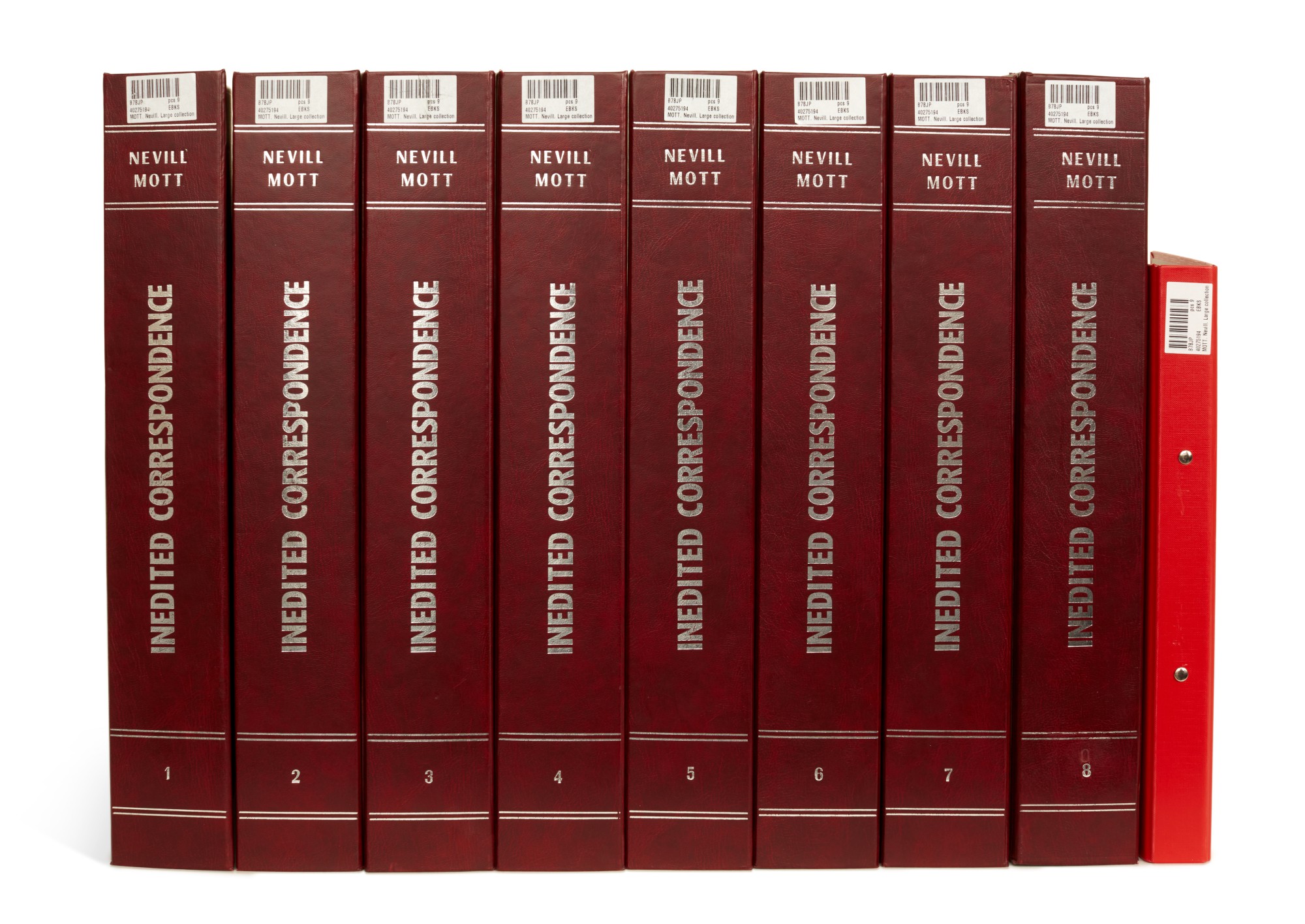 NEVILL MOTT | Extensive series of letters to Yvonne Cauchois, 1948-96 ...