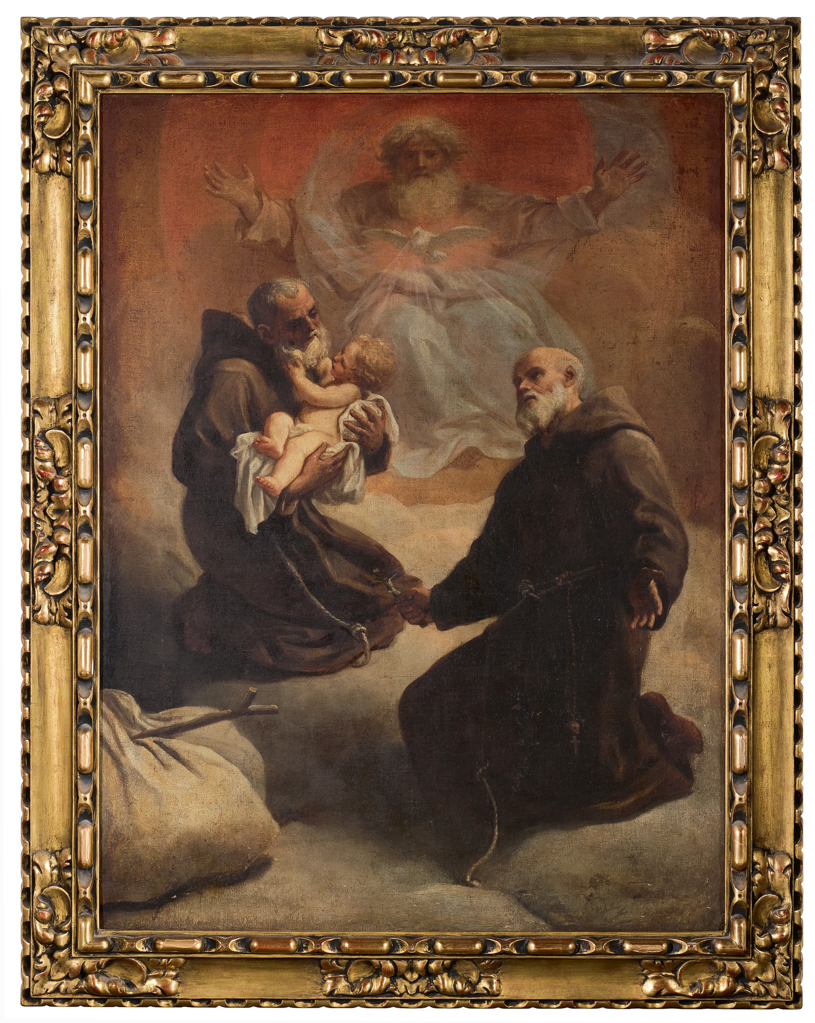 SCHOOL OF MADRID, 17TH CENTURY | Saint Felix Cantalicio with the Christ ...