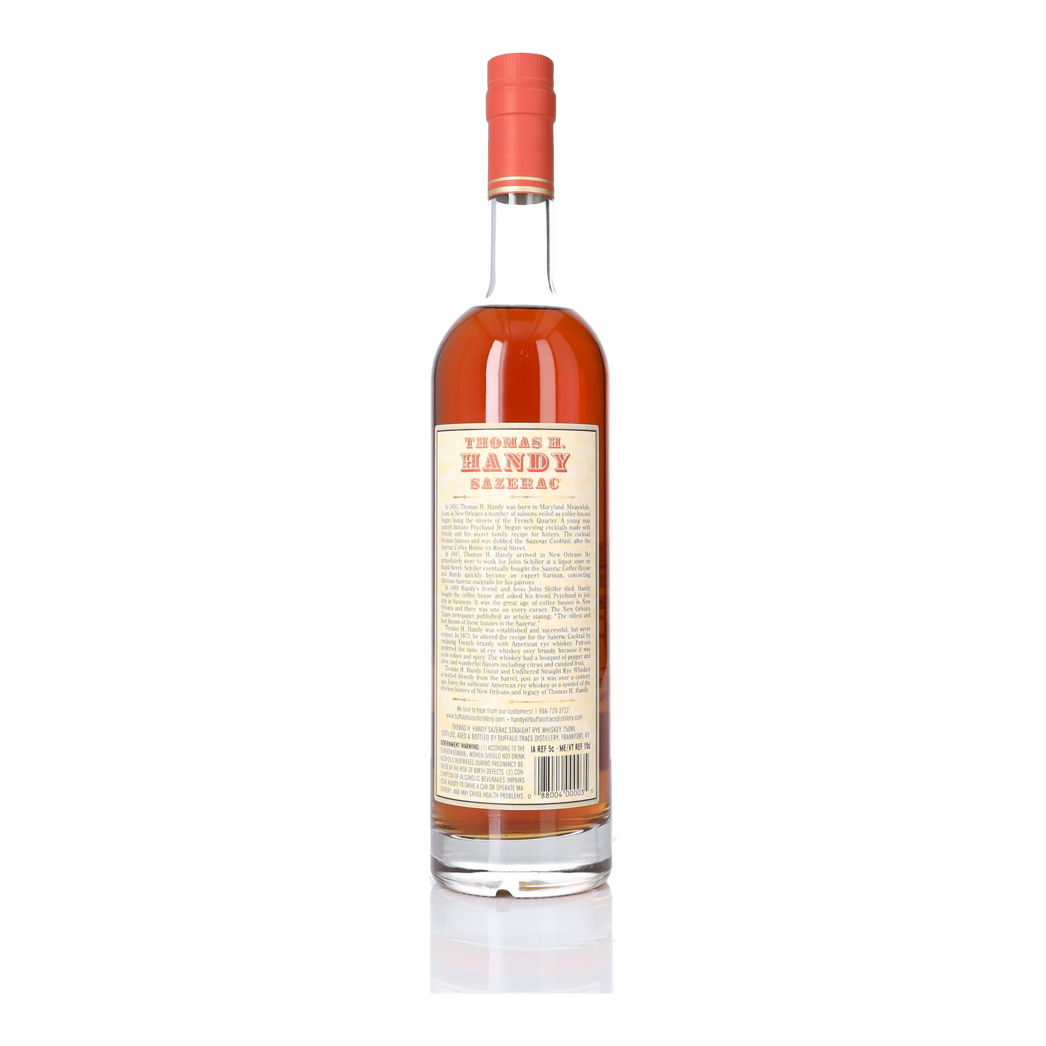 Thomas H. Handy Rye 2018 Release 128.8 Proof 2012 (1 BT 75cl) | Whisky ...