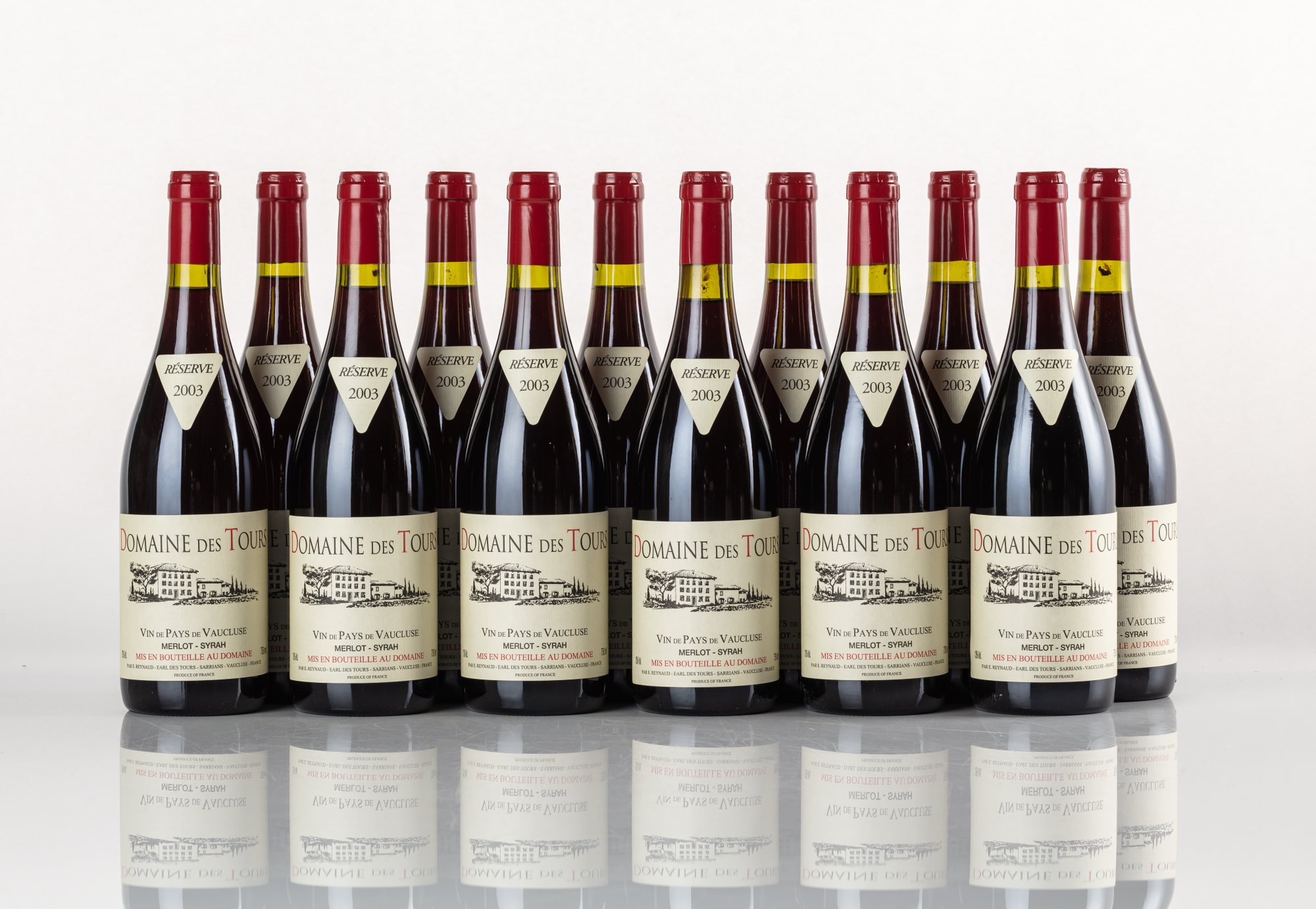 Domaine des Tours Merlot-Syrah 2003 (12 BT) | Titans of Bordeaux ...