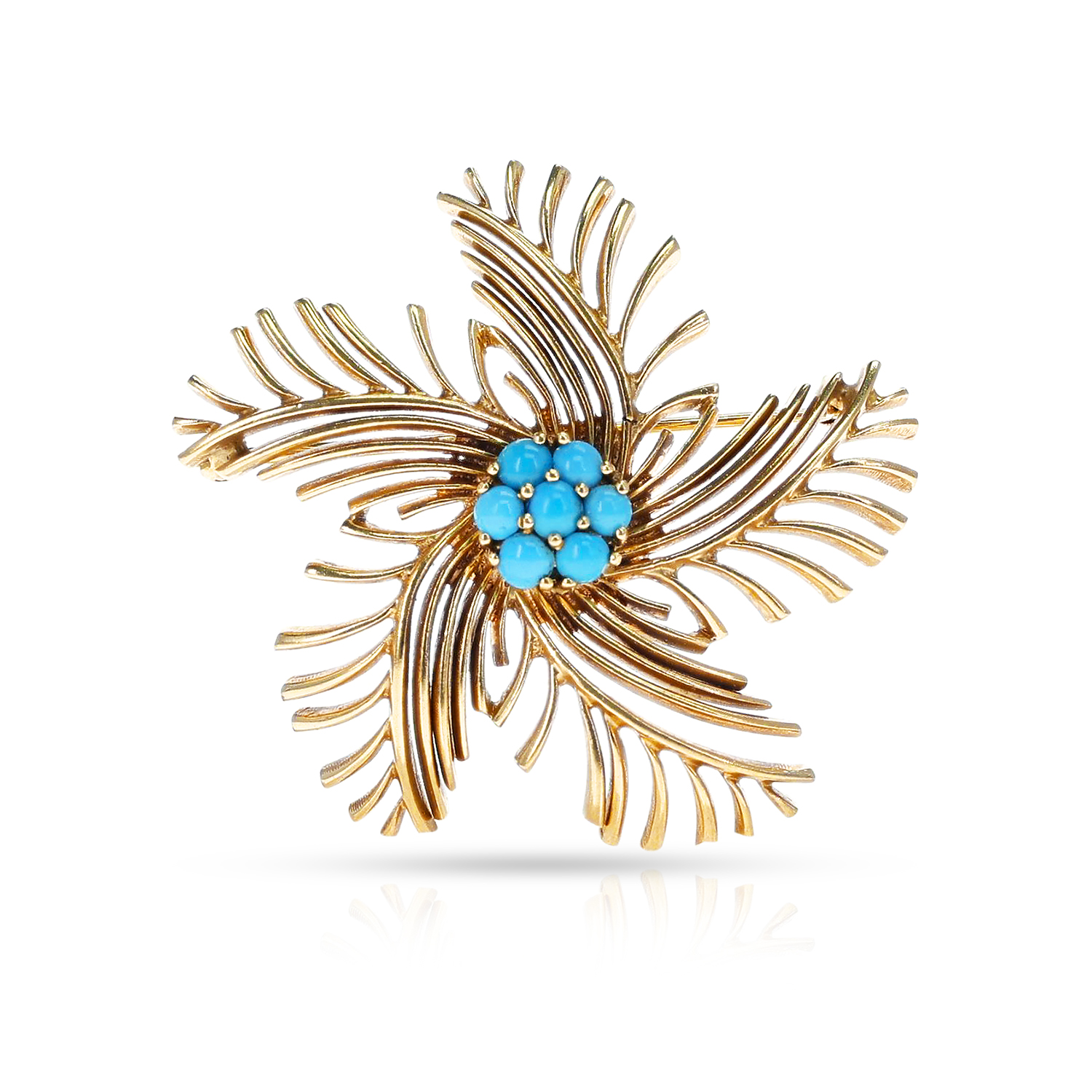 Gold And Turquoise Star Brooch Available For Immediate Sale At Sotheby’s