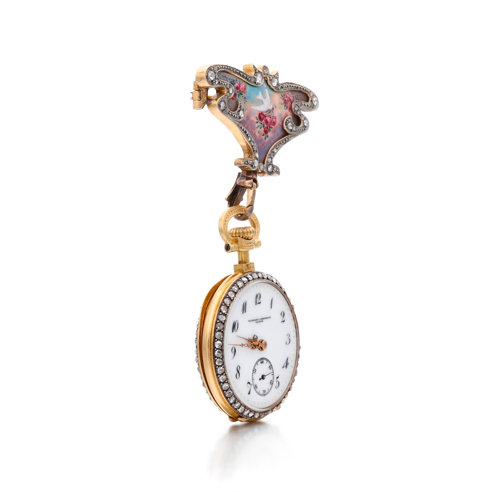Enamel and diamond watch, early 20th century | Fine Jewels | | Sotheby's