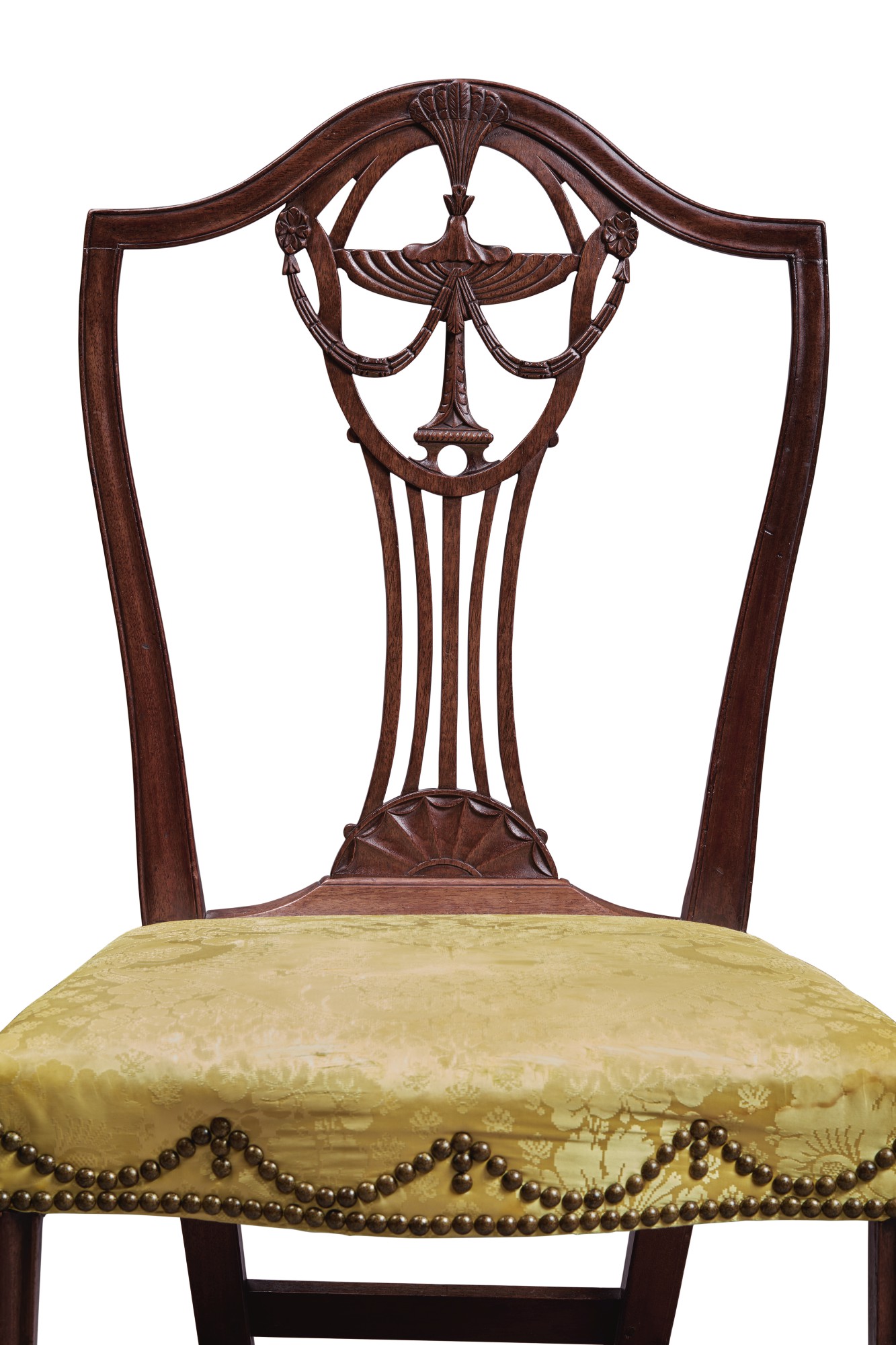 The Harding Family Very Fine Set of Three Federal Carved Mahogany Side ...