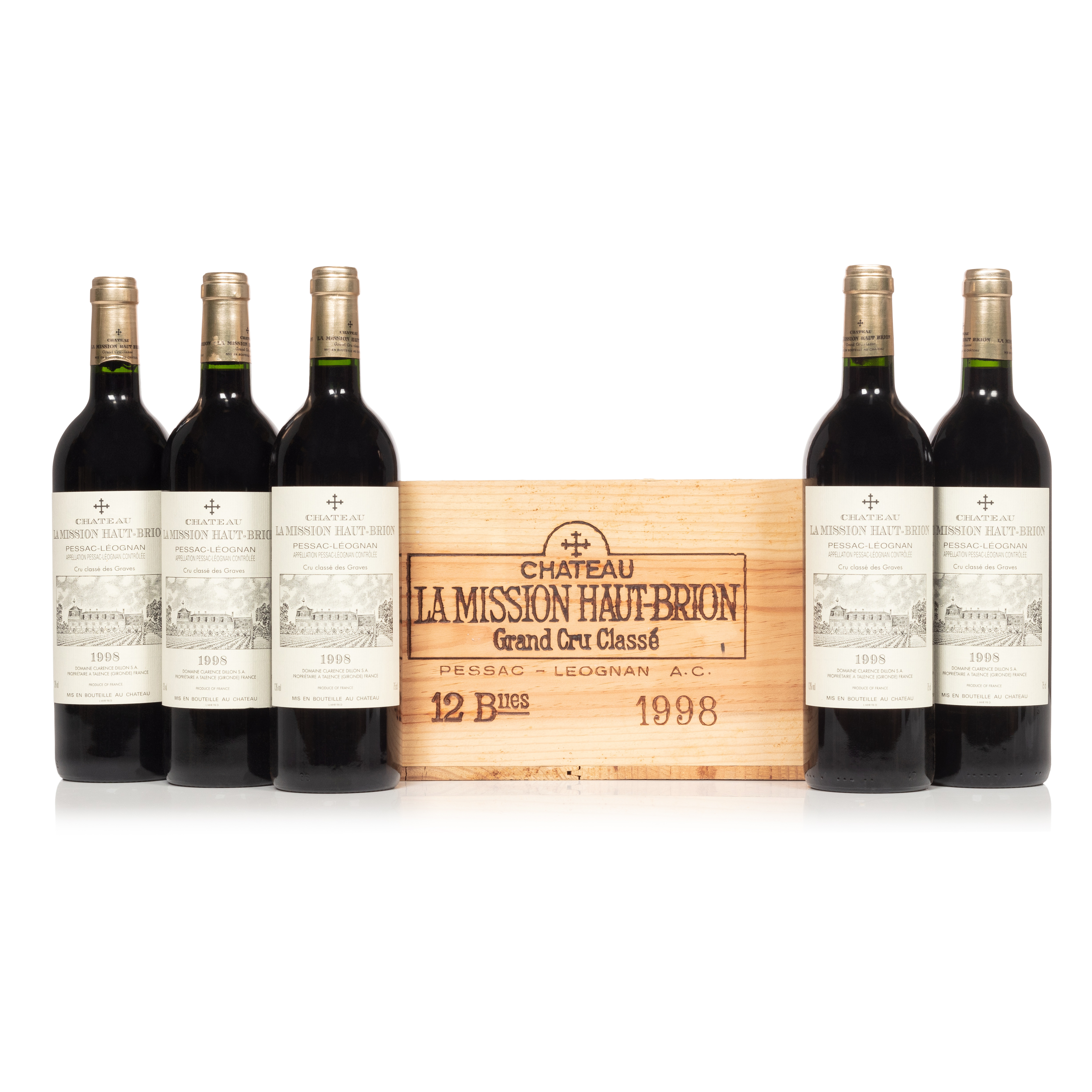 Château La Mission Haut-Brion 1998 (12 BT) | The Provenance Collection ...