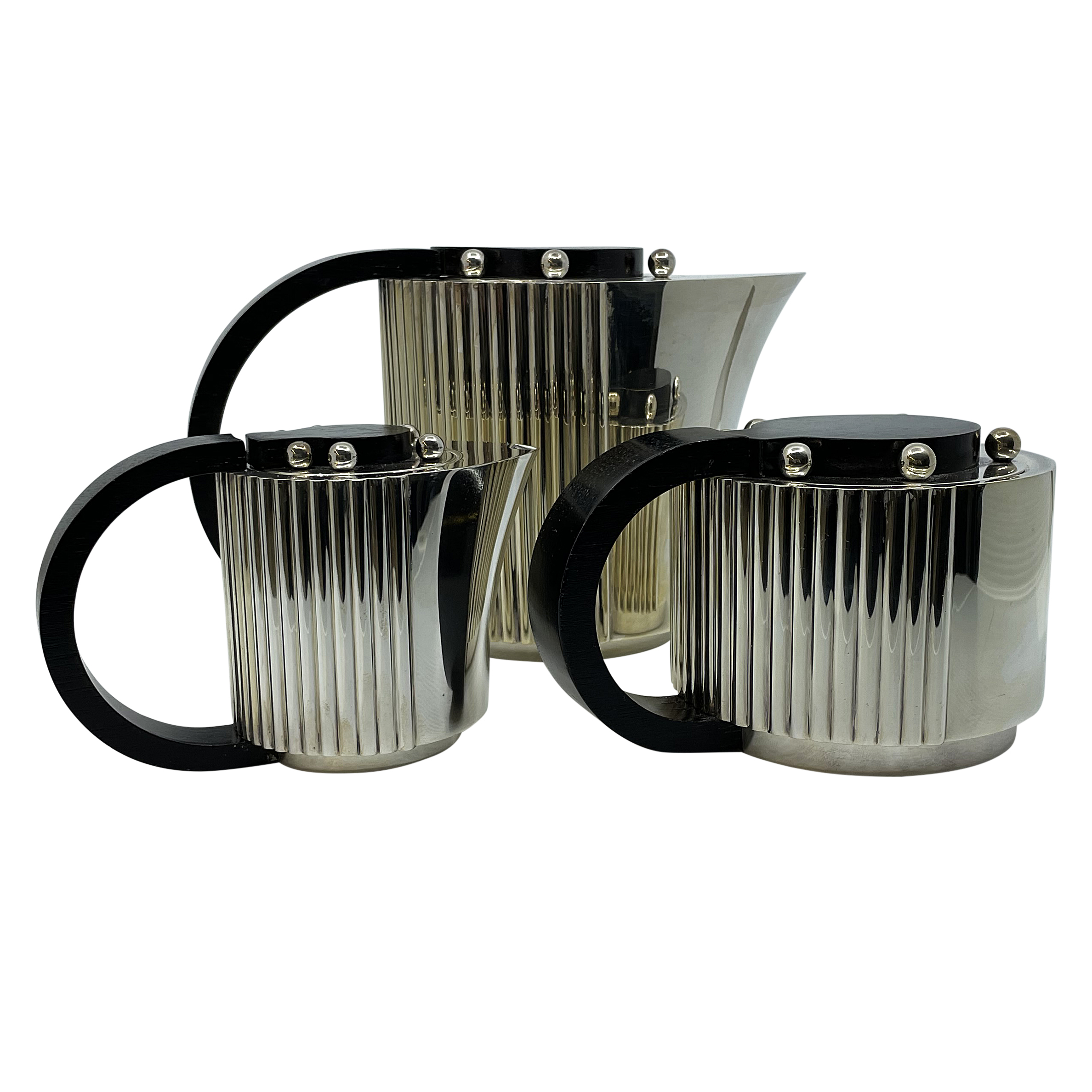 Puiforcat Vintage French Art Deco Style Silver Coffee Service Set ...