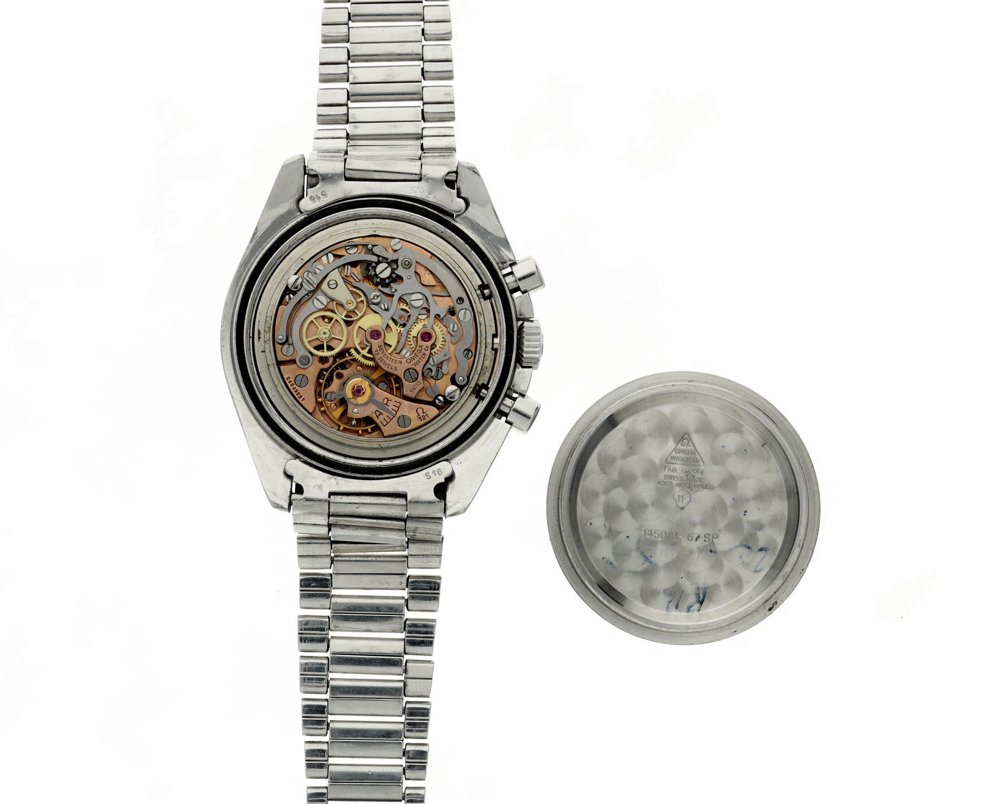 REFERENCE 145012 SPEEDMASTER 'RED RACING DIAL' RETAILED BY MEISTER: A ...