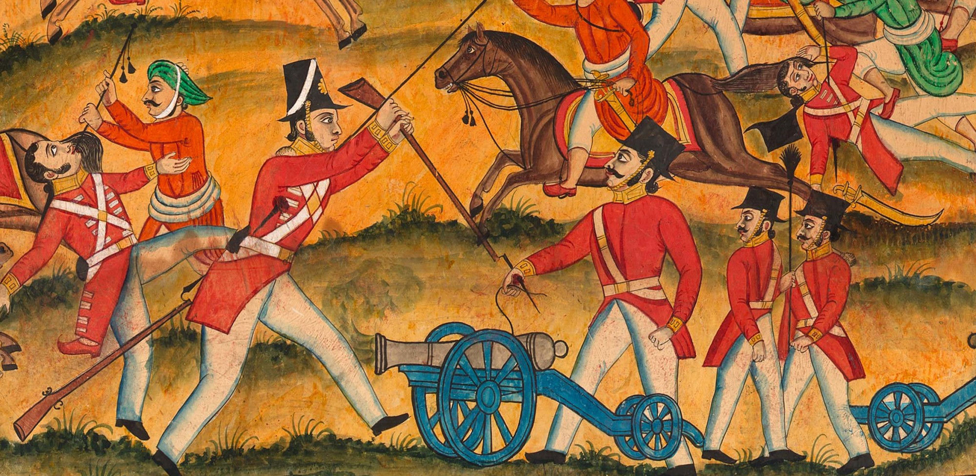 The Battle of Pollilur, India, Seringapatam, early 19th century | Arts ...