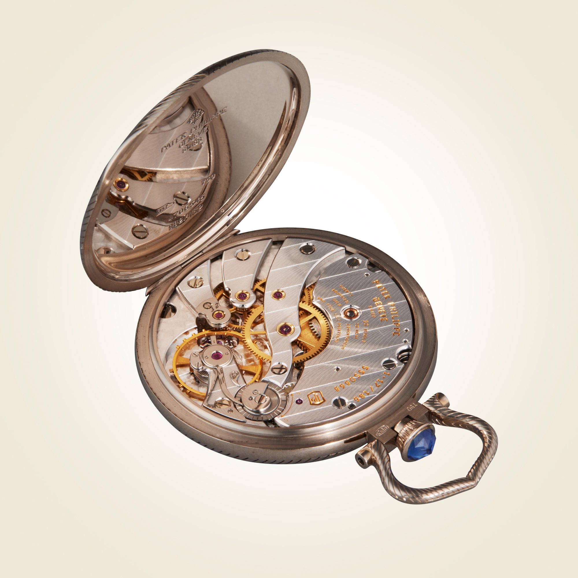 Reference 982/132G-001 'Horses' | A unique white gold open faced watch ...