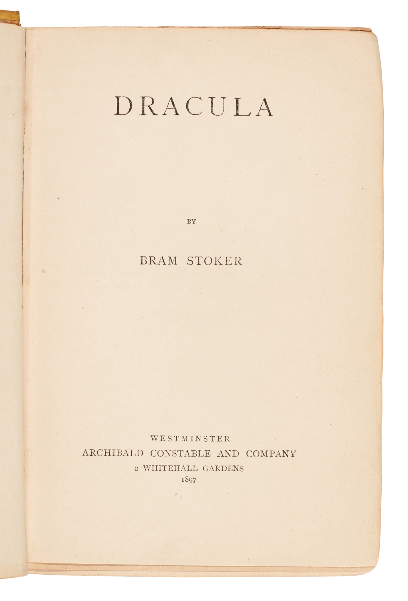 Bram Stoker | Dracula, 1897 | Detective Fiction Including The Alexis ...