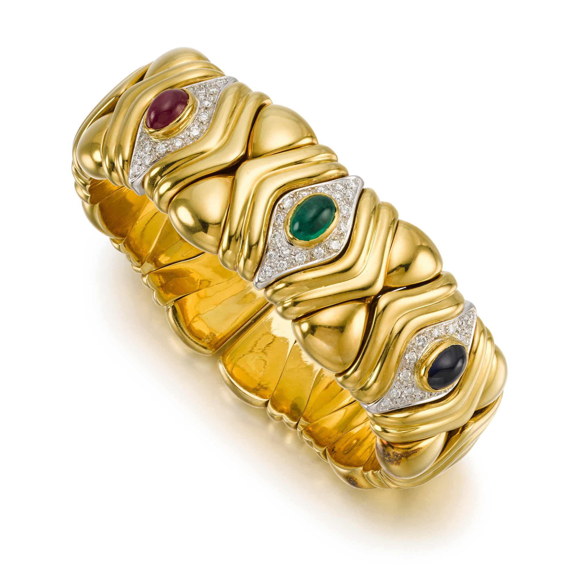 Gem set and diamond bangle, 1980s | Fine Jewels | 2023 | Sotheby's