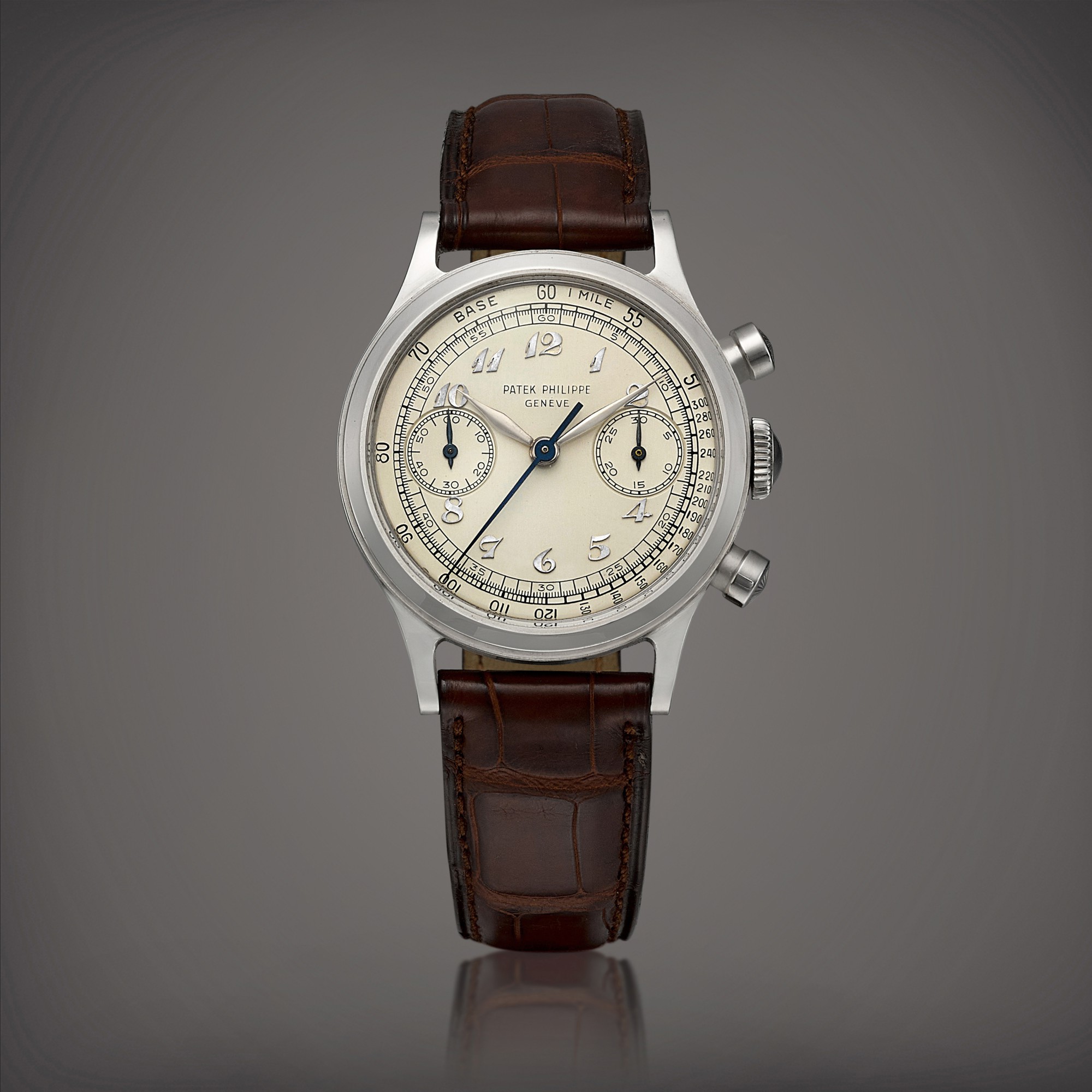 Reference 1463 | A stainless steel chronograph wristwatch with Breguet ...